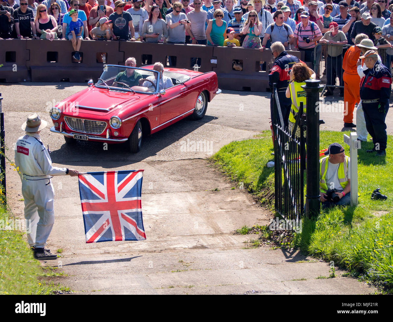 Italian car day at Brooklands Museum in Weybridge Surrey 05/05/2018 ...