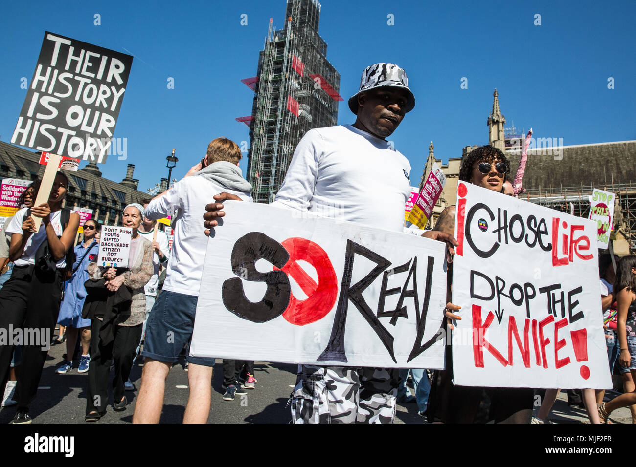 Anti knife crime protest hi-res stock photography and images - Alamy