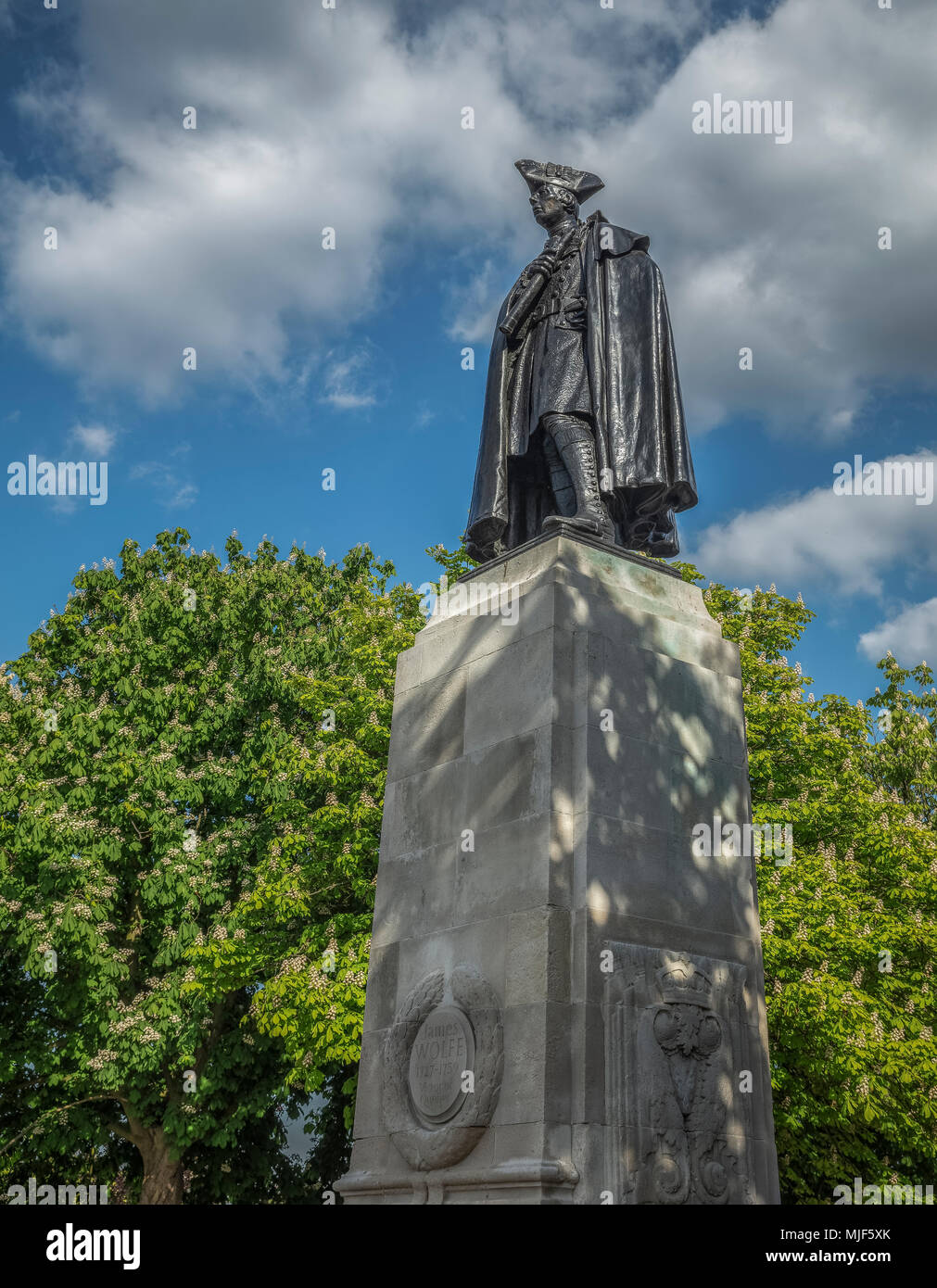 General James Wolfe Statue Stock Photo - Alamy