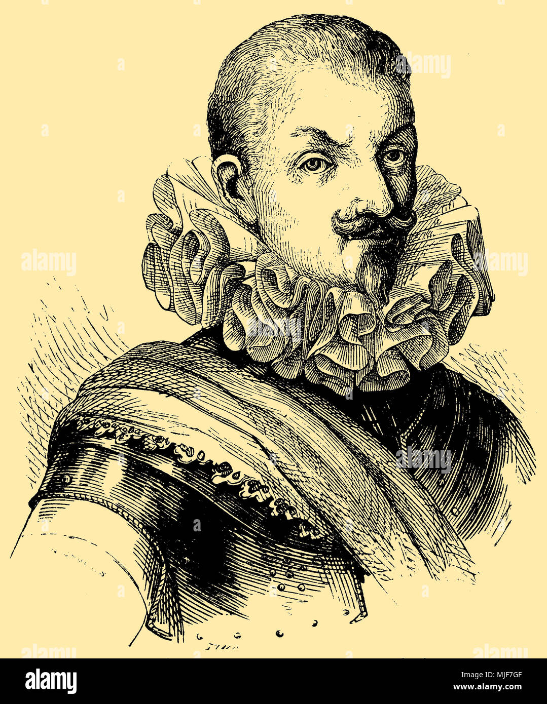 Johann Tserclaes Tilly (born February 1559 , died April 20, 1632 Stock ...