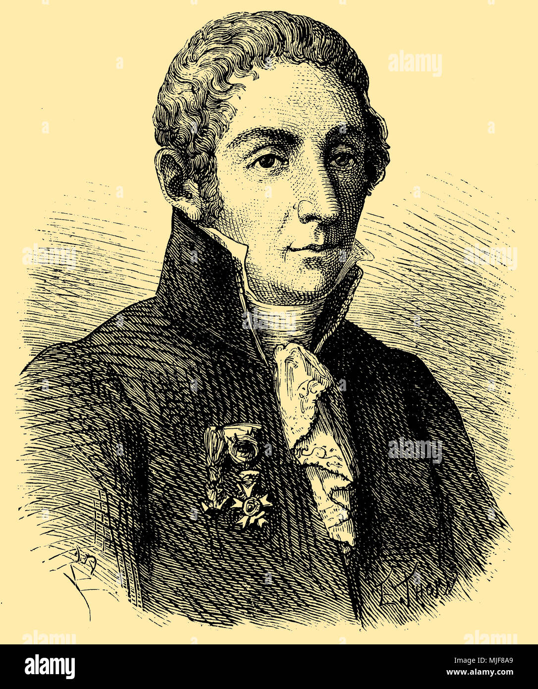 Count Alessandro Volta (born February 19, 1745, died March 5, 1827 ...