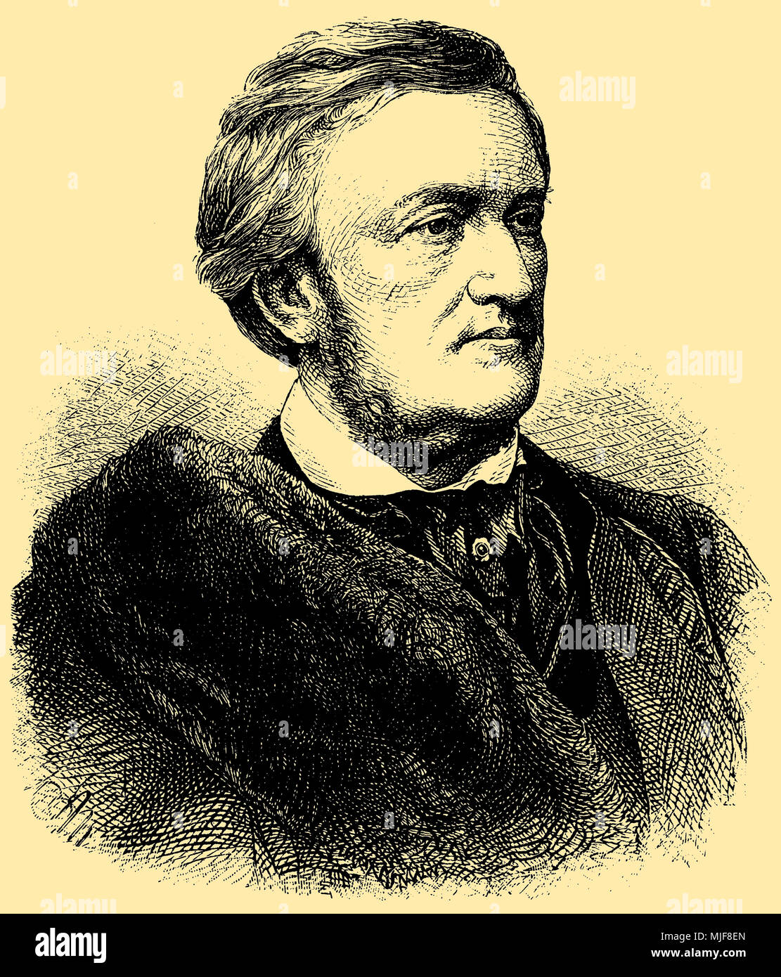 Richard wagner portrait drawing hi-res stock photography and images - Alamy