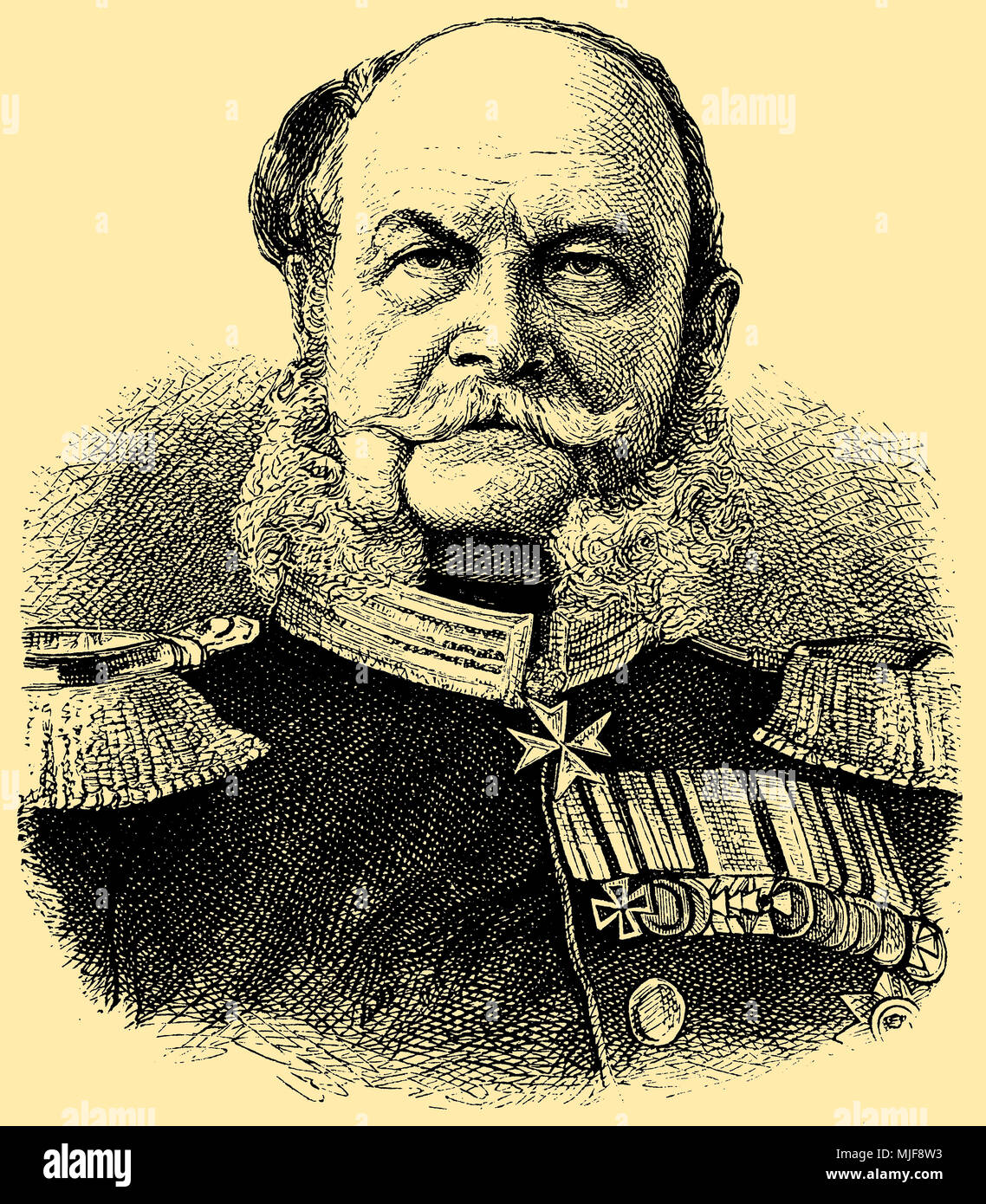 Kaiser Wilhelm I (born March 22, 1797 , died March 9, 1888 Stock Photo ...