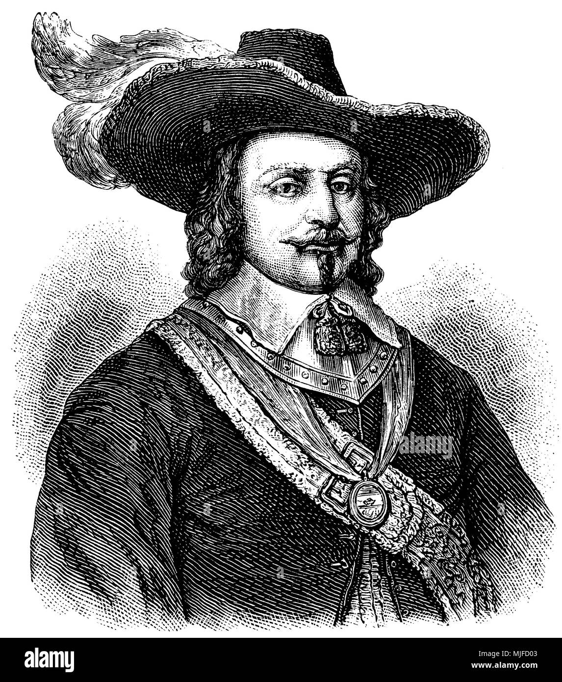 Admiral Martin Tromp (born 1597, died August 10, 1653 Stock Photo - Alamy