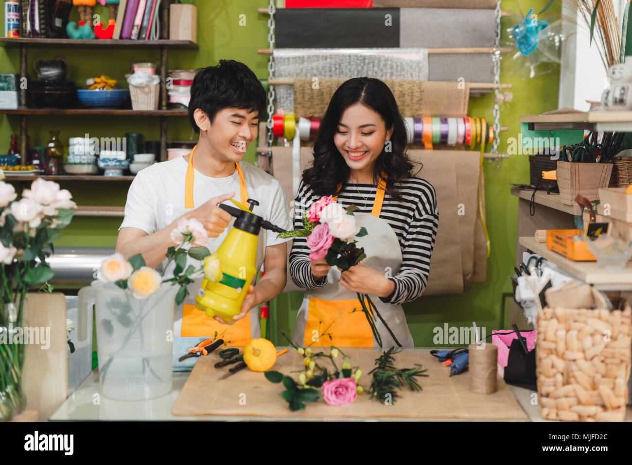 Florists business card hi-res stock photography and images - Alamy