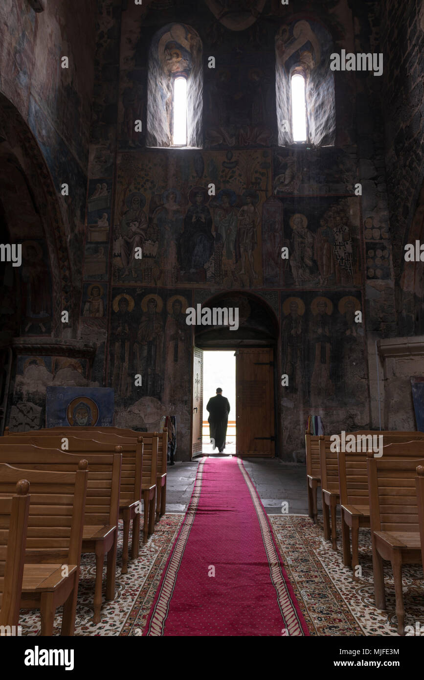 Interior of Akhtala monastery in Armenia Stock Photo - Alamy