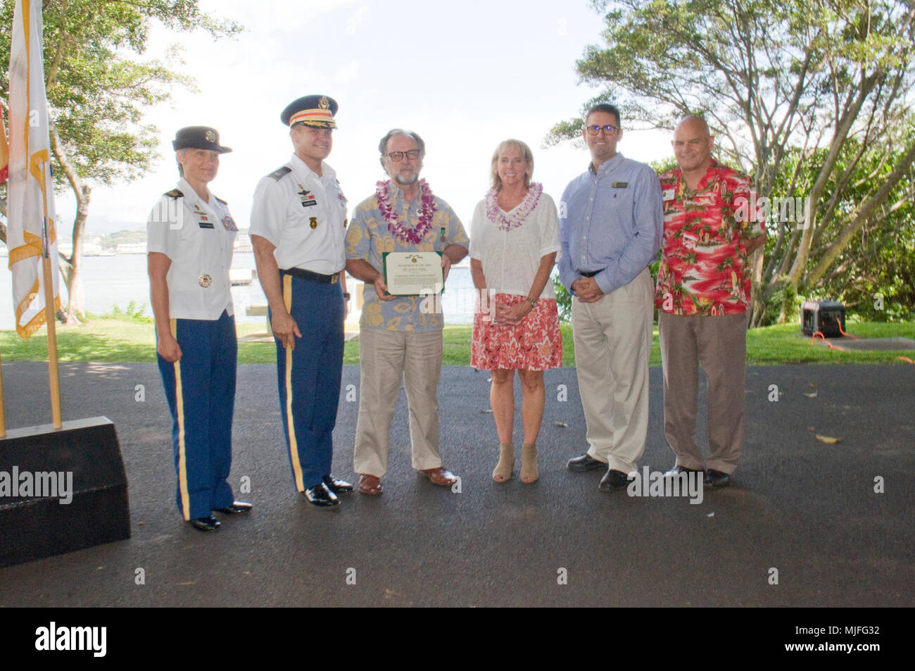 FORD ISLAND — From left to right: U.S. Army Garrison-Hawaii Command Sgt ...