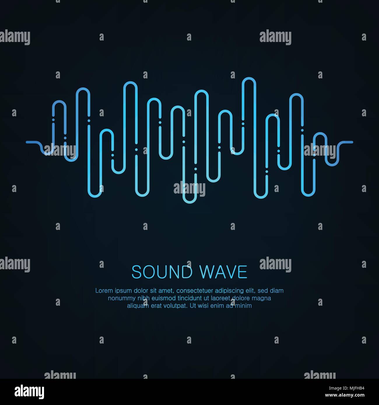 Abstract digital equalizer,Creative design sound wave pattern element background Stock Vector ...