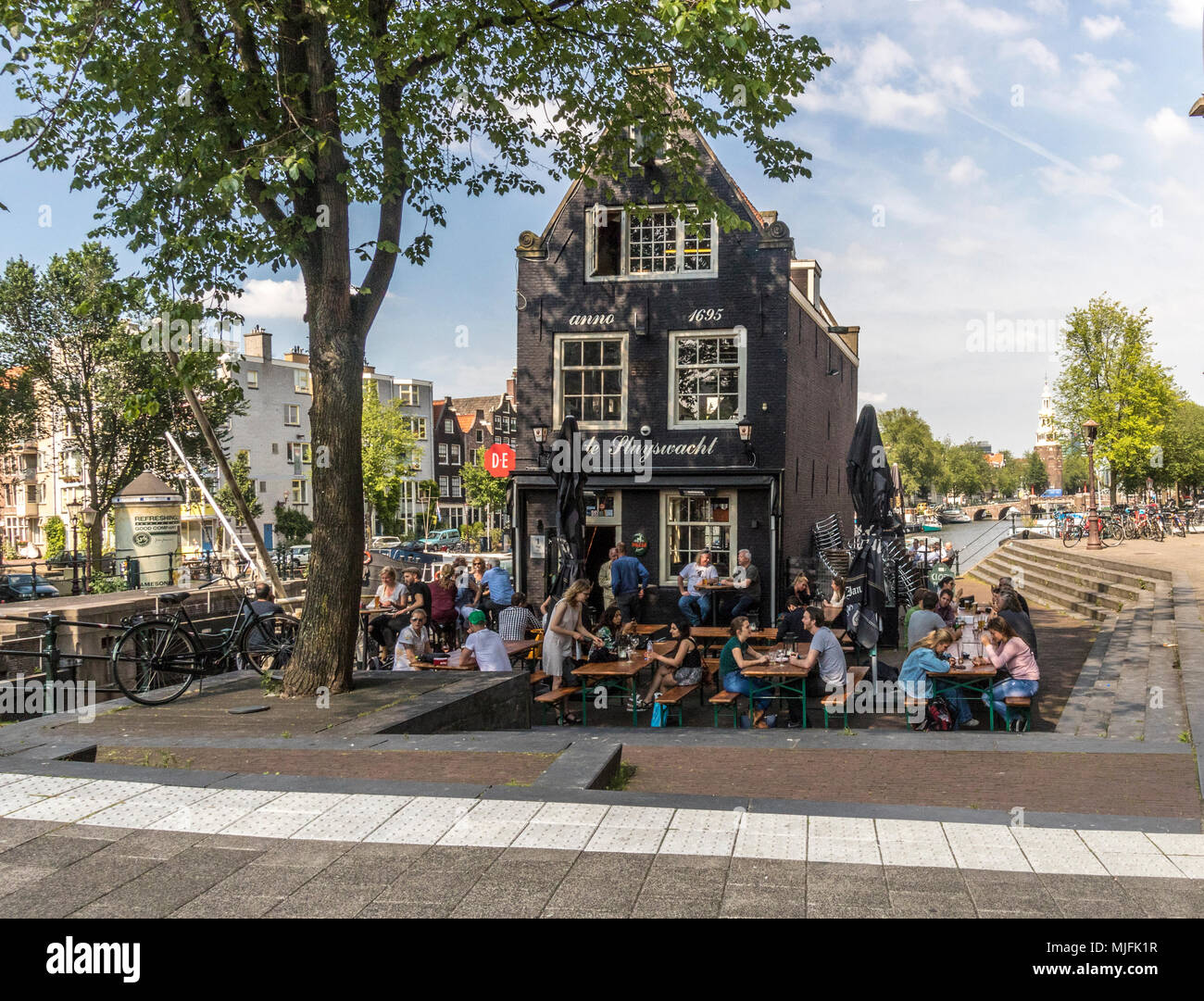Street life Amsterdam Netherlands Stock Photo - Alamy