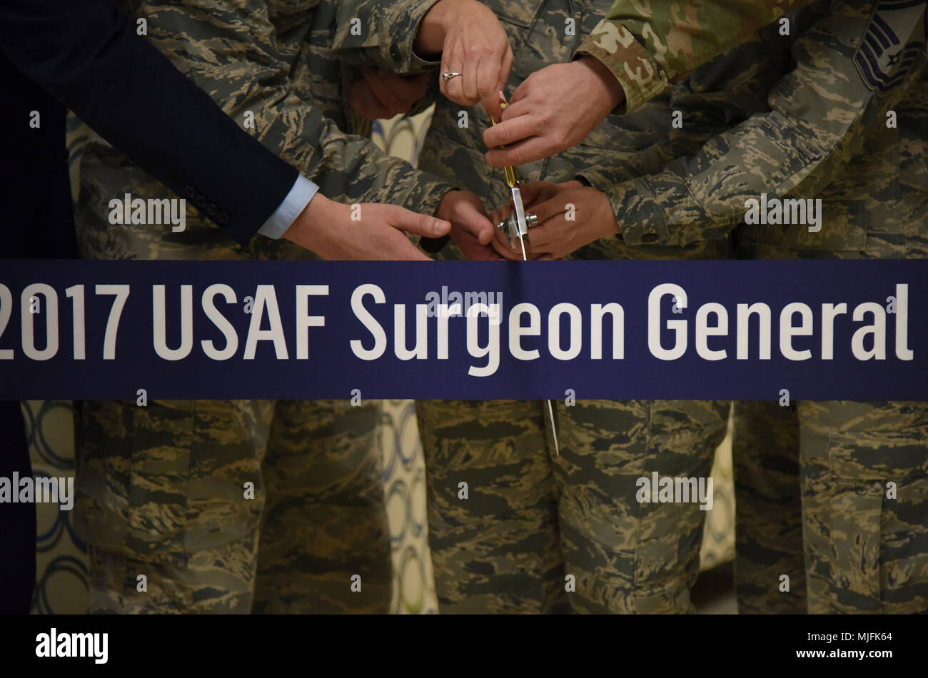 Keesler Air Force Base leadership, U.S. Army Lt. Col. Andrew Yoder, U.S ...