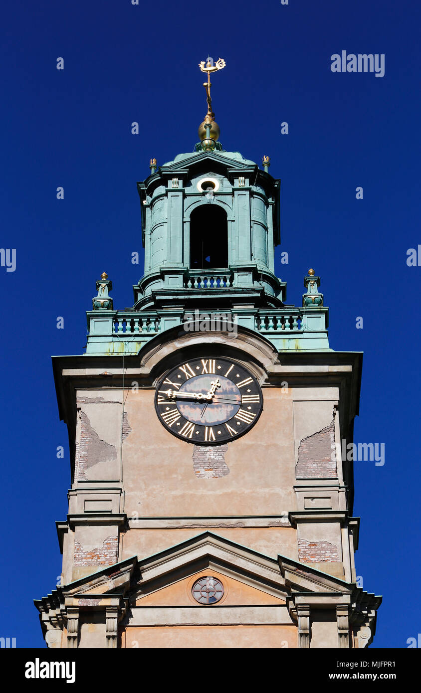 Storkyrkan clock tower hi-res stock photography and images - Alamy