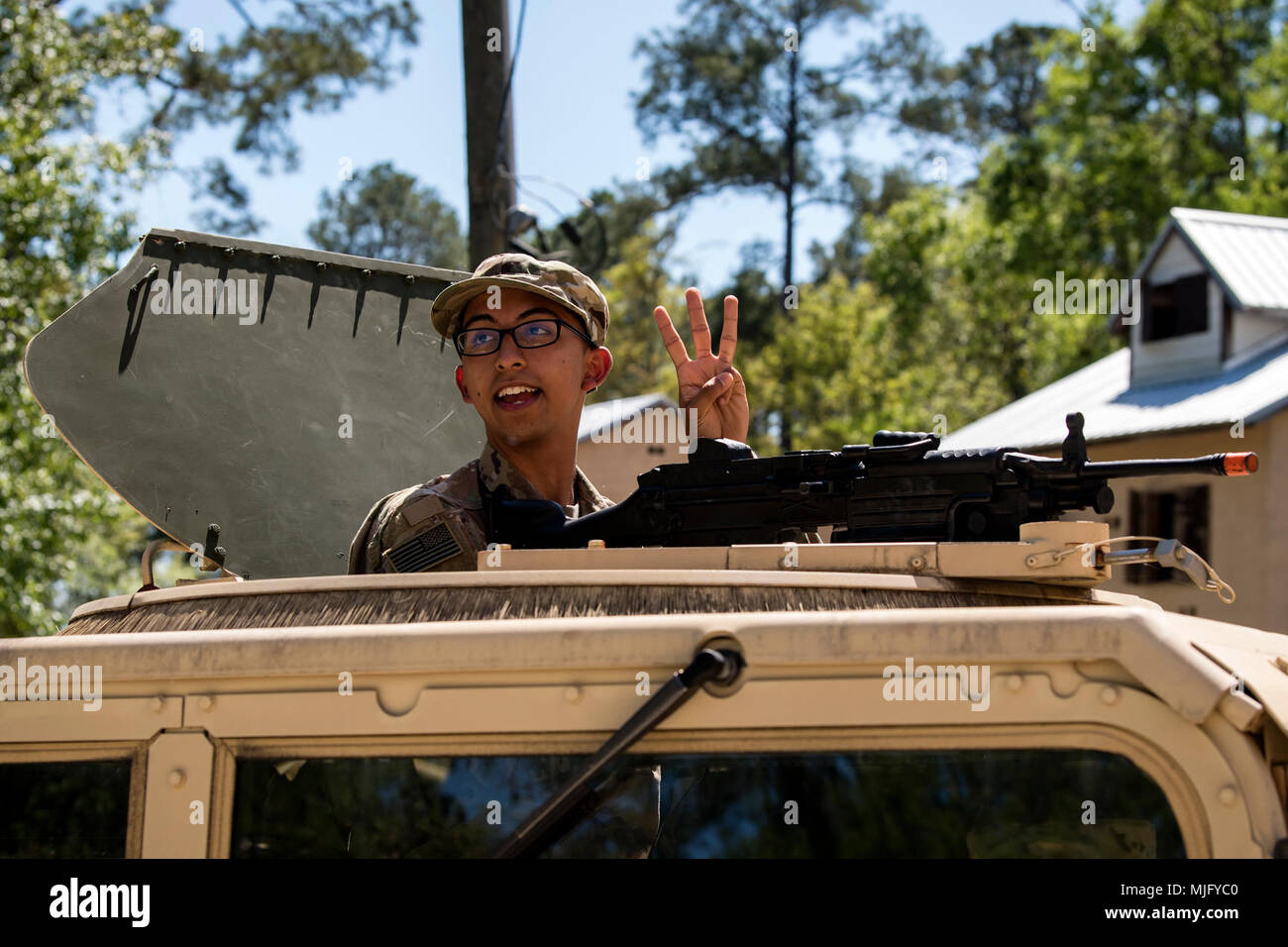 Airman Angel Rodriguez, 824th Base Defense Squadron, fireteam member ...