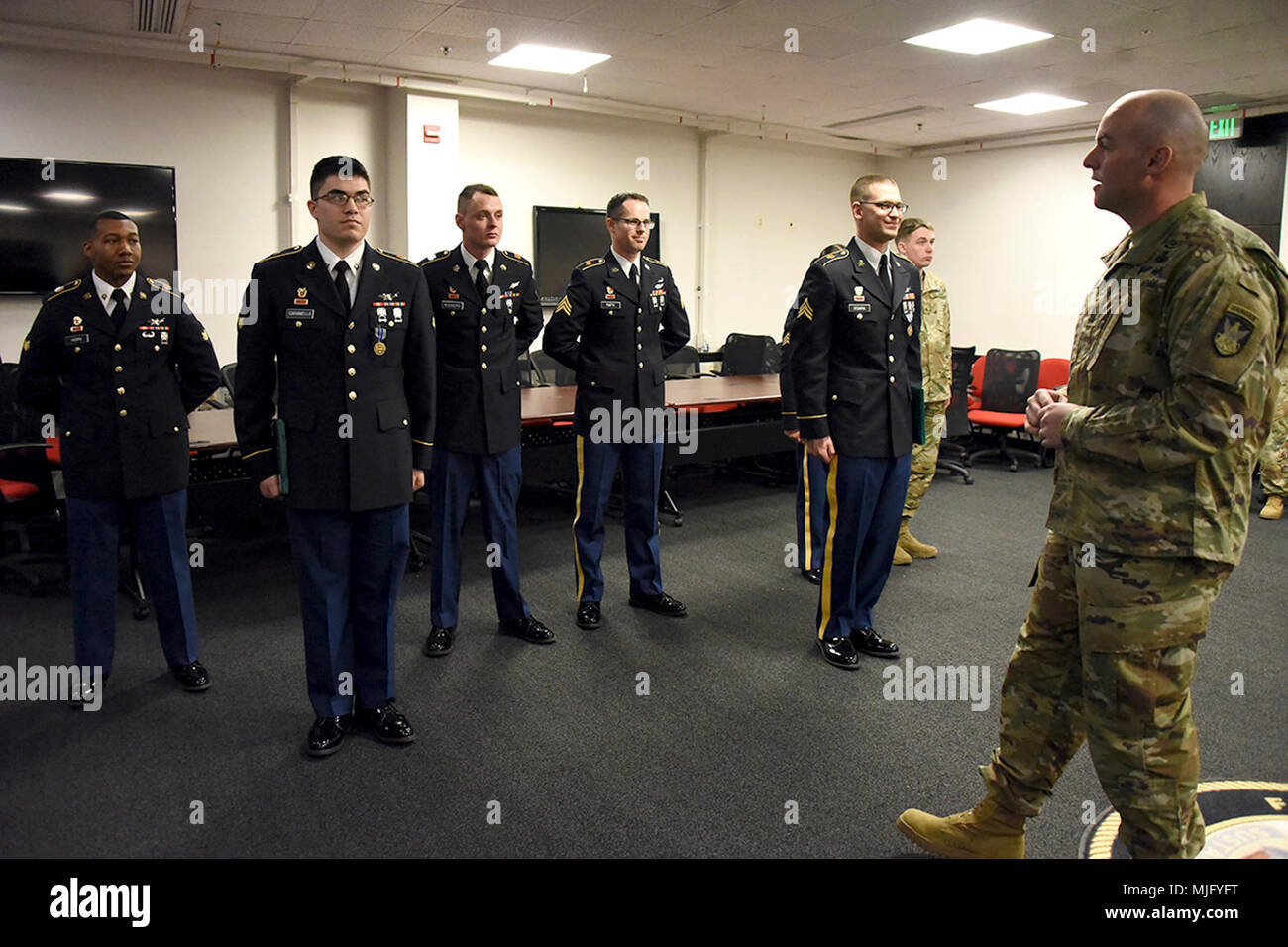 Command Sgt. Maj. Sean R. Gerner, 53rd Signal Battalion command ...