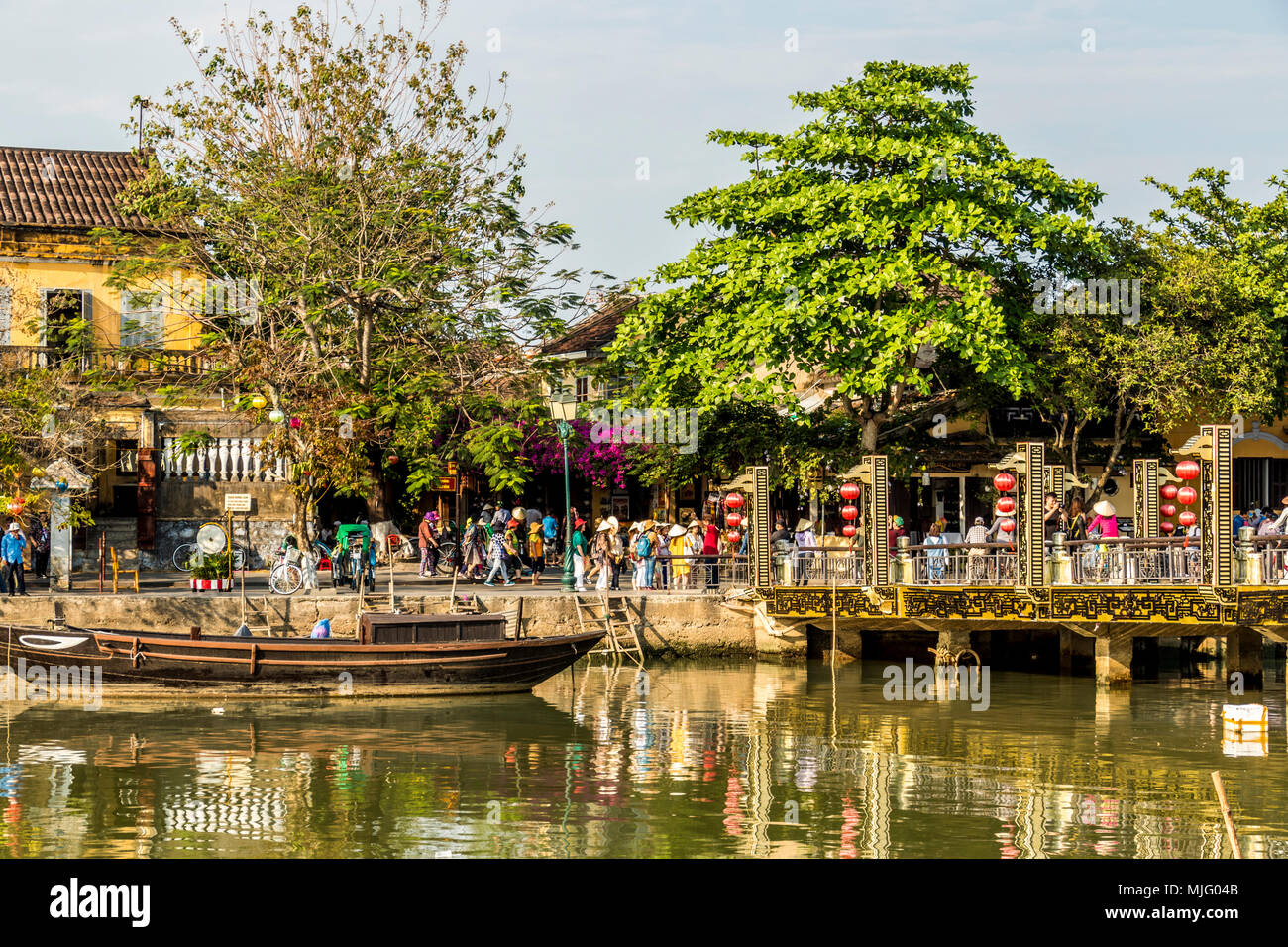 Riverside Hoi An Vietnam Stock Photo - Alamy