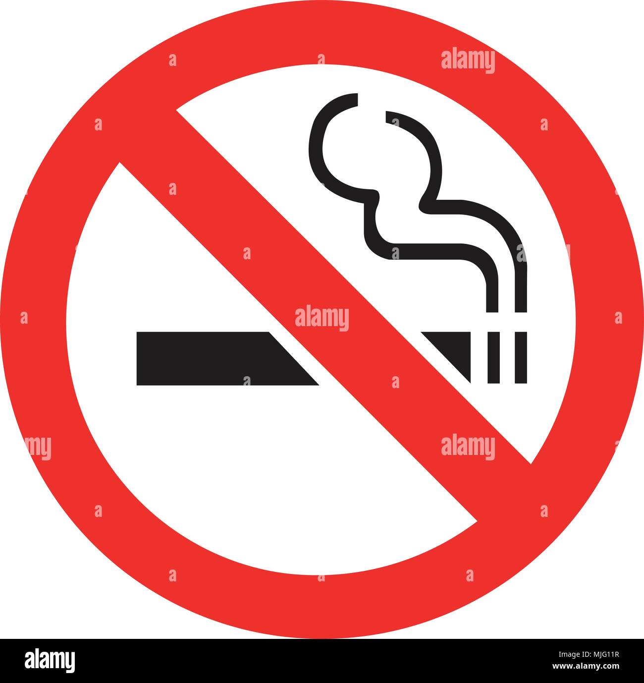 Cartoon no smoking signs hi-res stock photography and images - Alamy