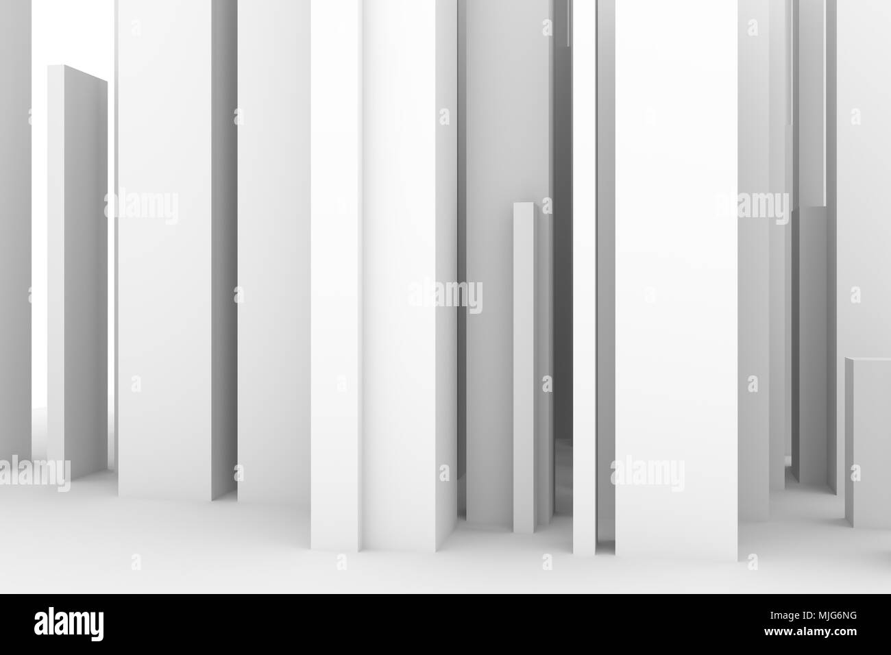 Abstract modern pillar style soft white & gray background. Good for ...