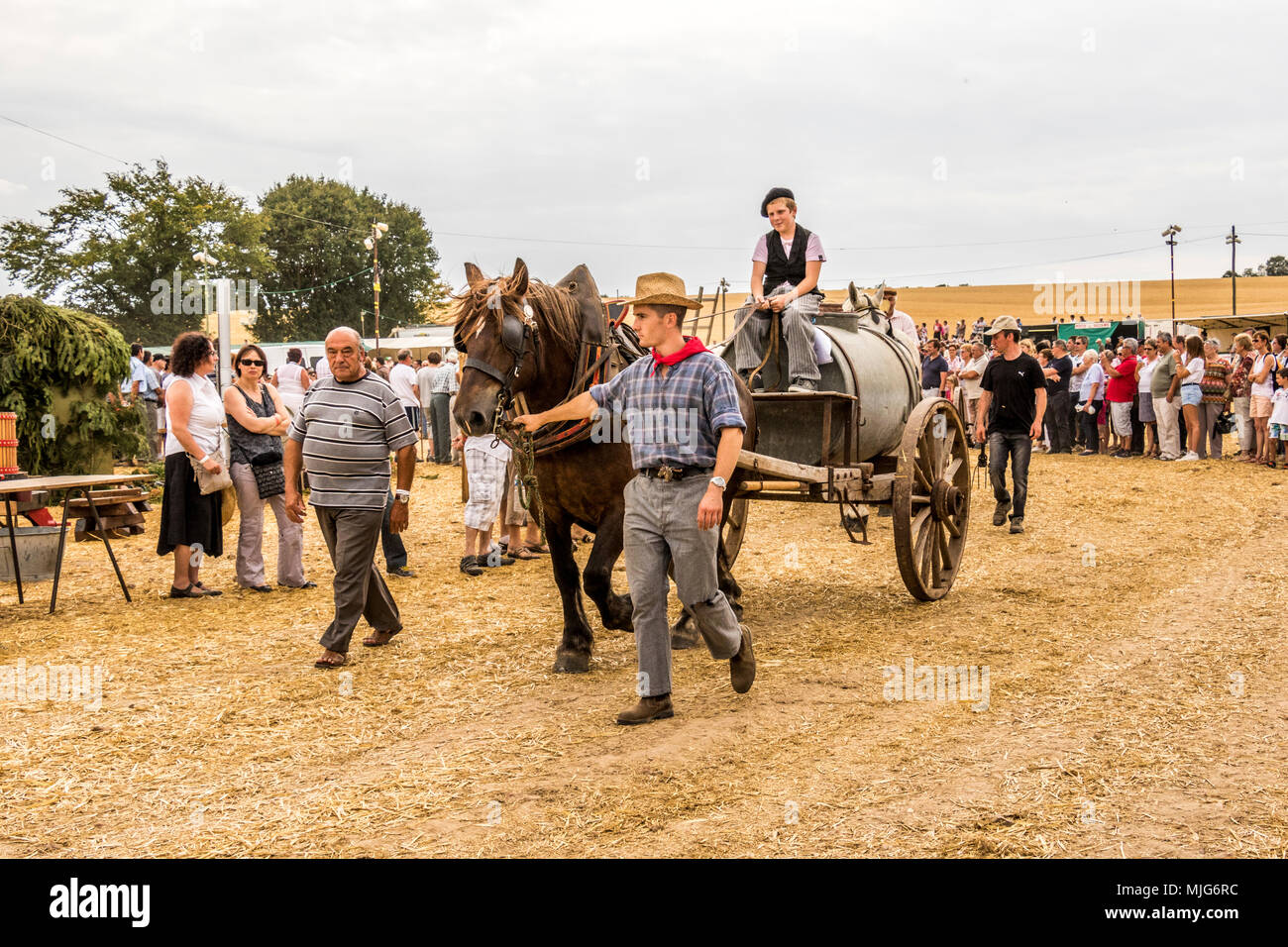 Fete De La Moisson Valennes Sarthe France agricultural festival in ...