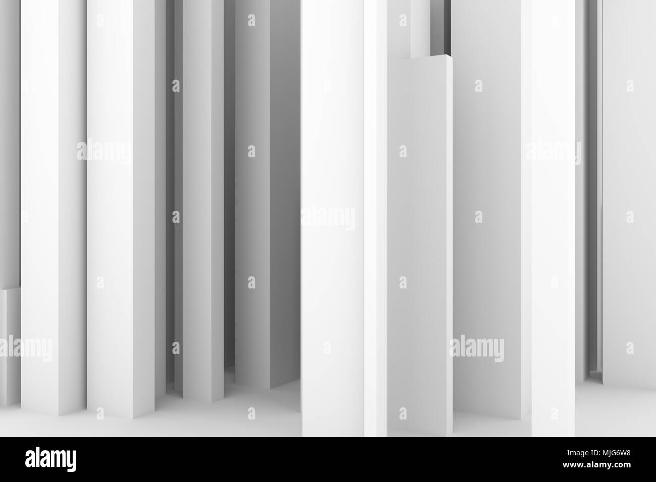 Abstract modern pillar style soft white & gray background. Good for ...
