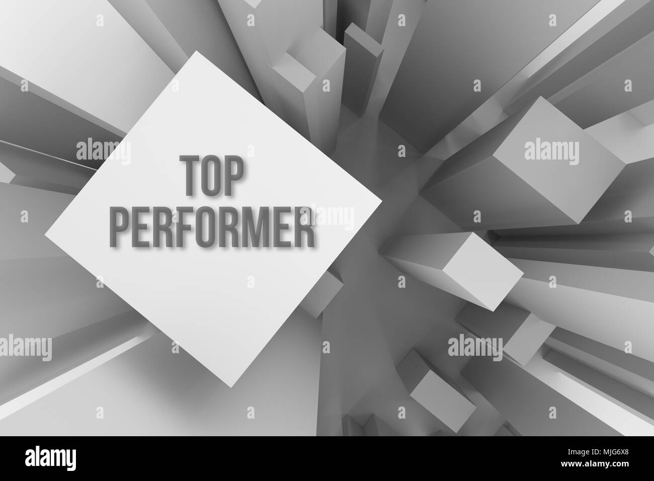 Top performer, business concepture, abstract modern pillar style soft ...