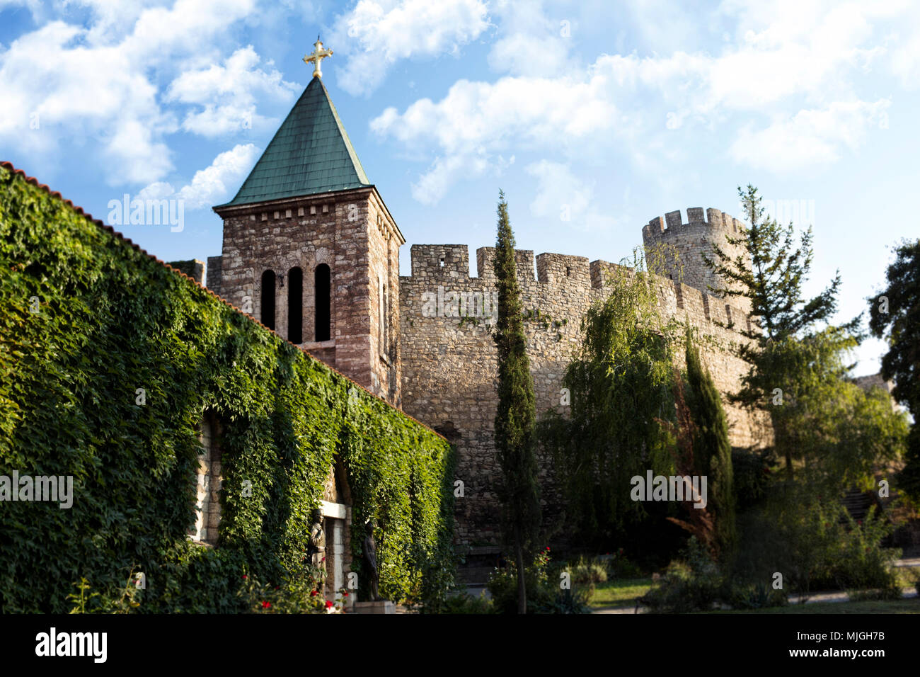 Kalemegdan Fortress And Church Called Ruzica In The City Of Belgrade ...
