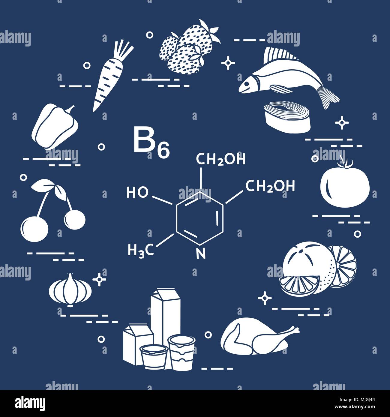 Yogurt strawberries cherries Stock Vector Images - Alamy