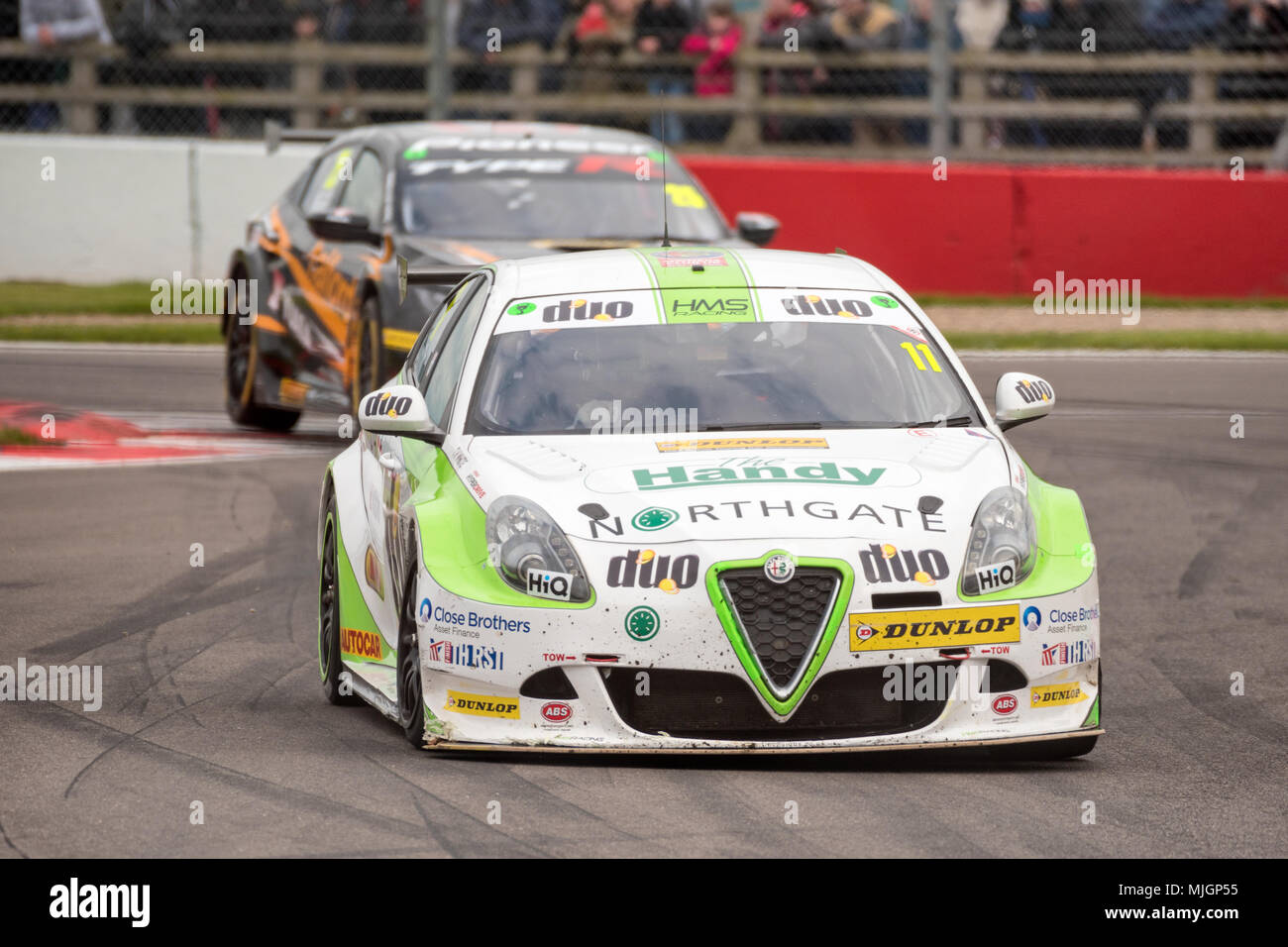 Donington Park, Derbyshire, UK. 29th April 2018. Dunlop MSA British ...