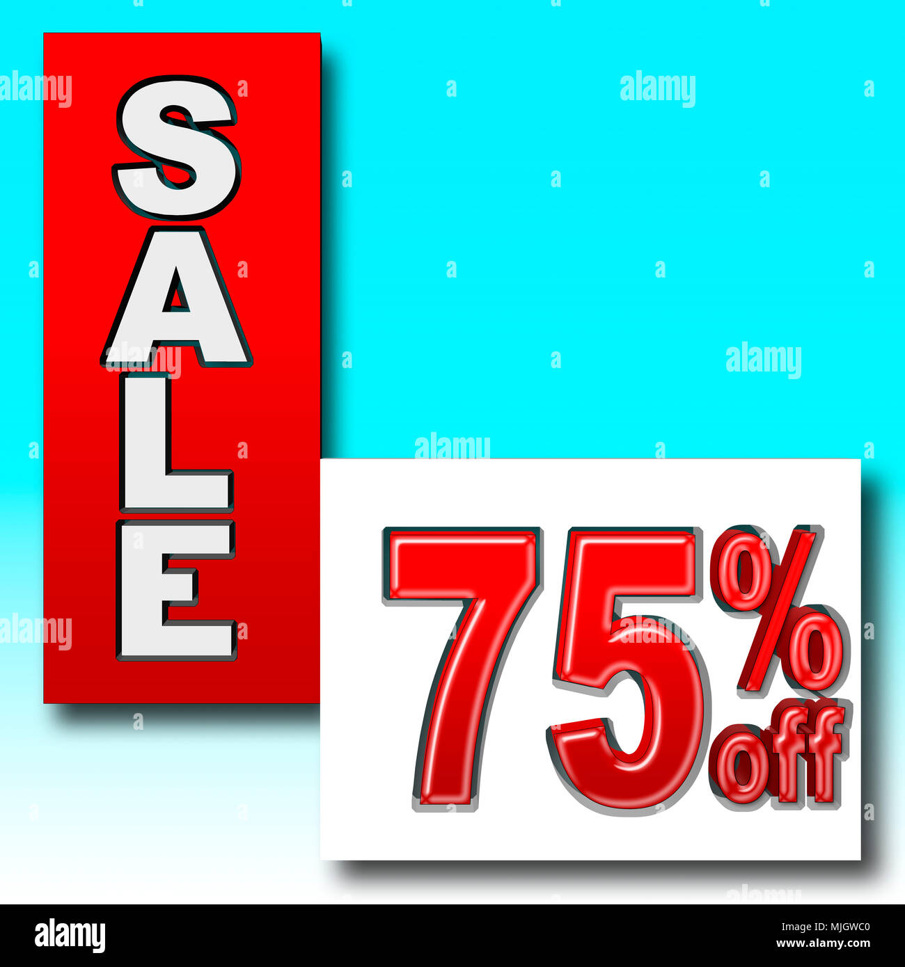 Sale 75 percent hi-res stock photography and images - Alamy