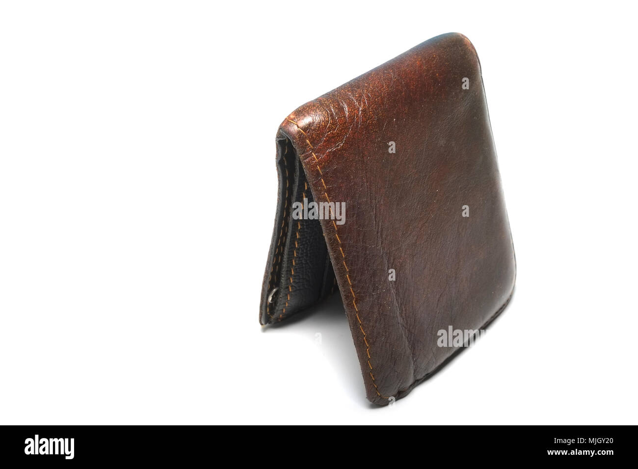 Old Leather Wallet High Resolution Stock Photography and Images - Alamy
