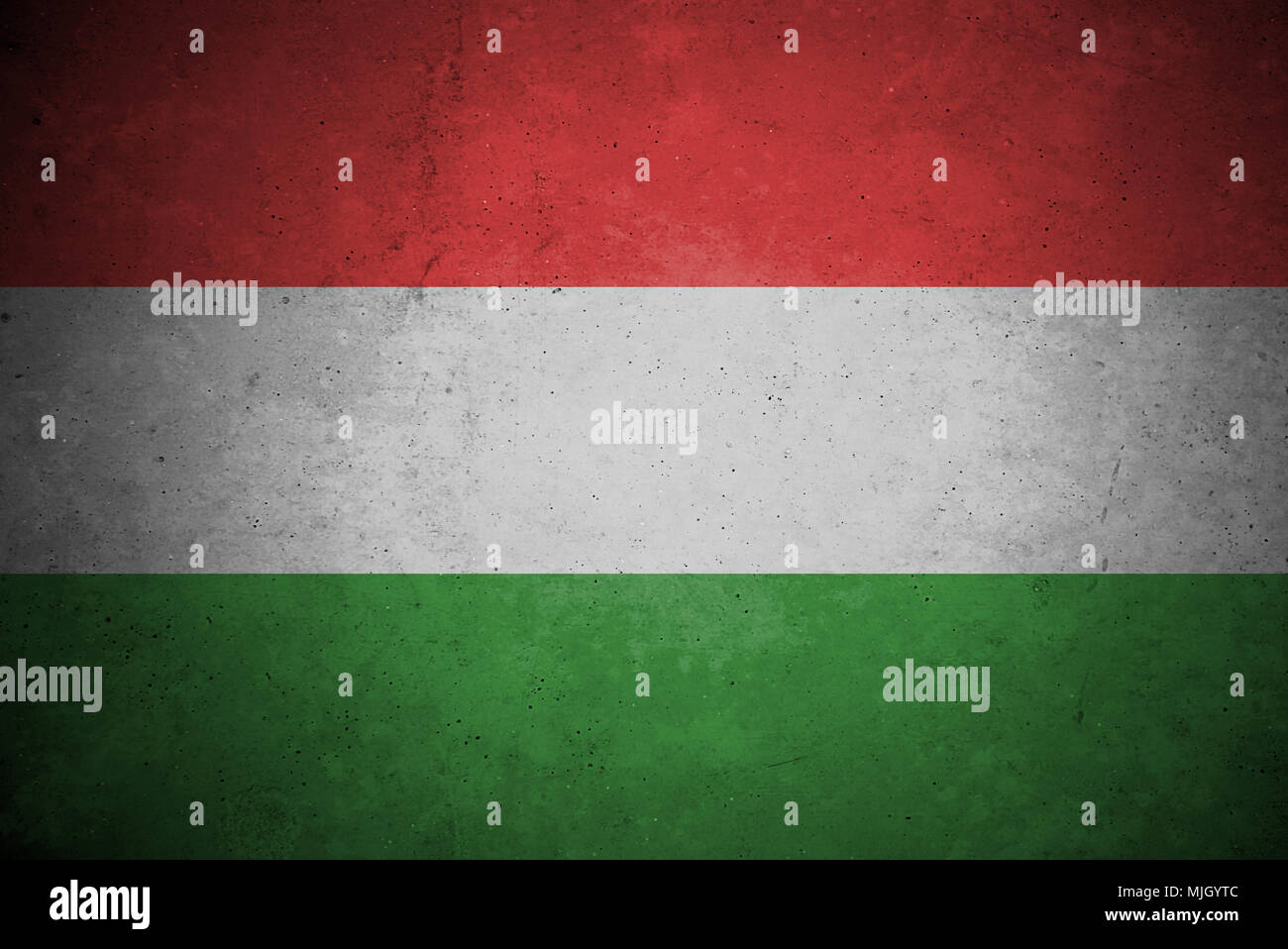 hungary flag pattern on the concrete wall Stock Photo - Alamy