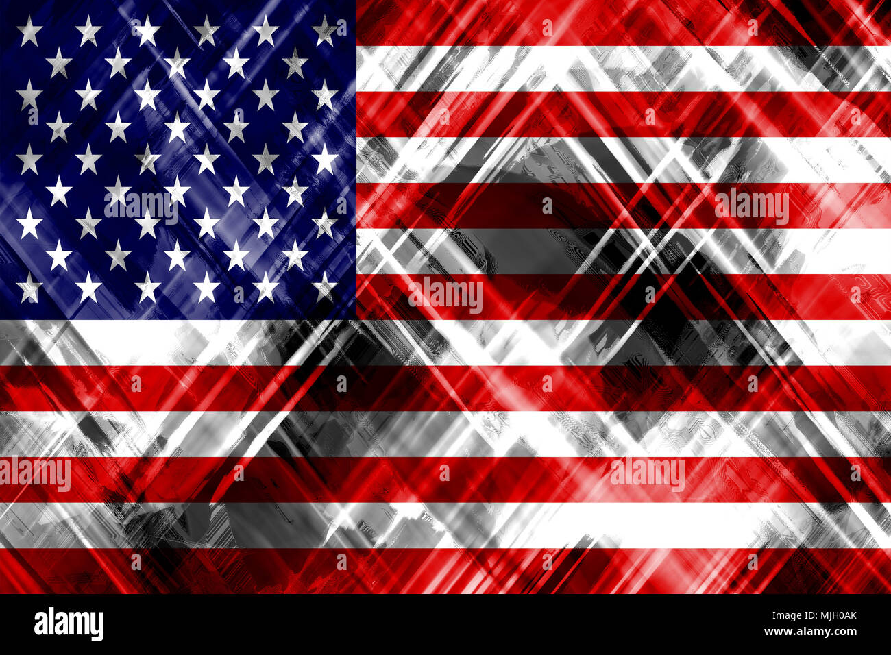 abstract American Flag Stock Photo - Alamy