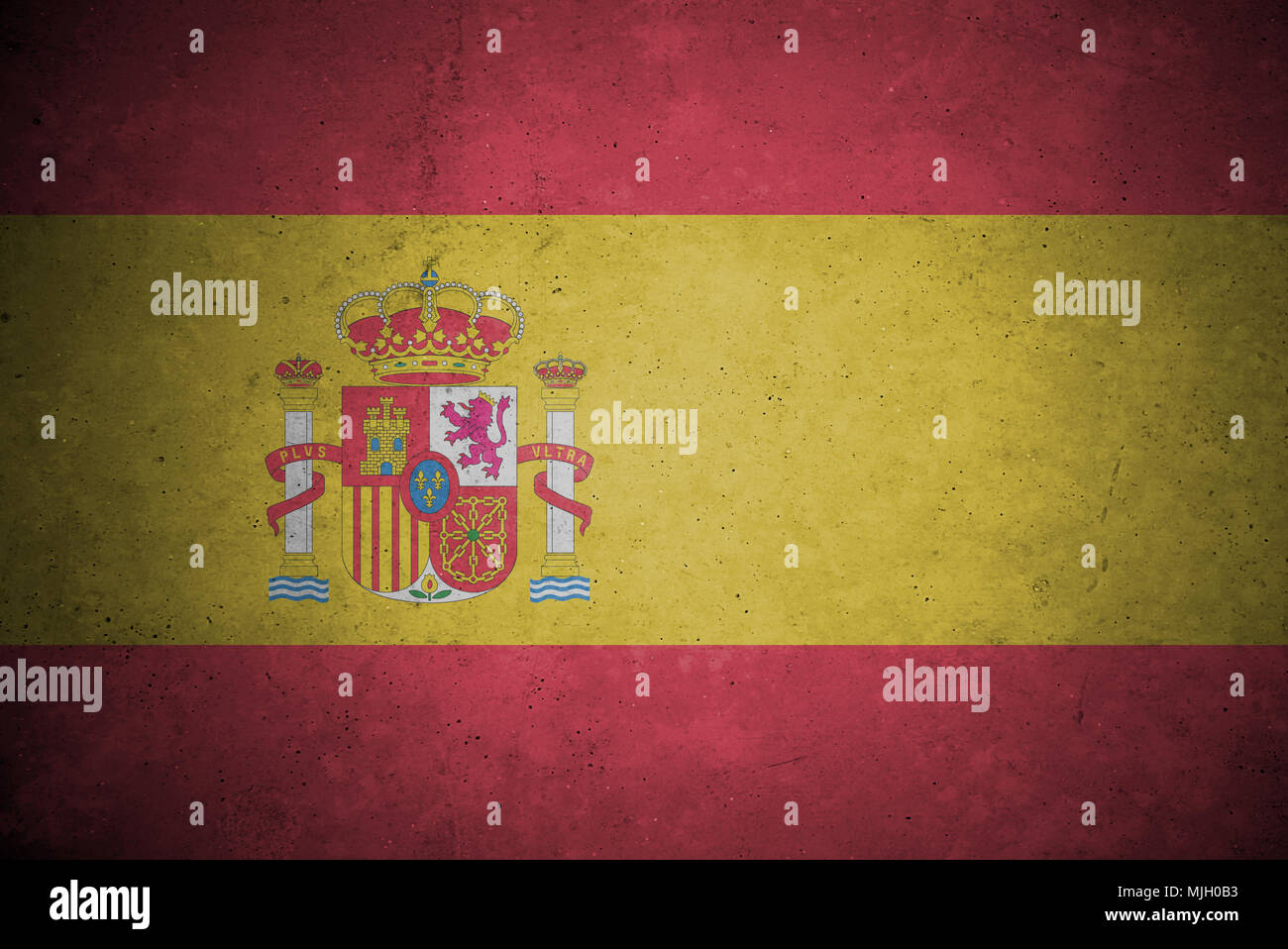 spain flag pattern on the concrete wall Stock Photo - Alamy
