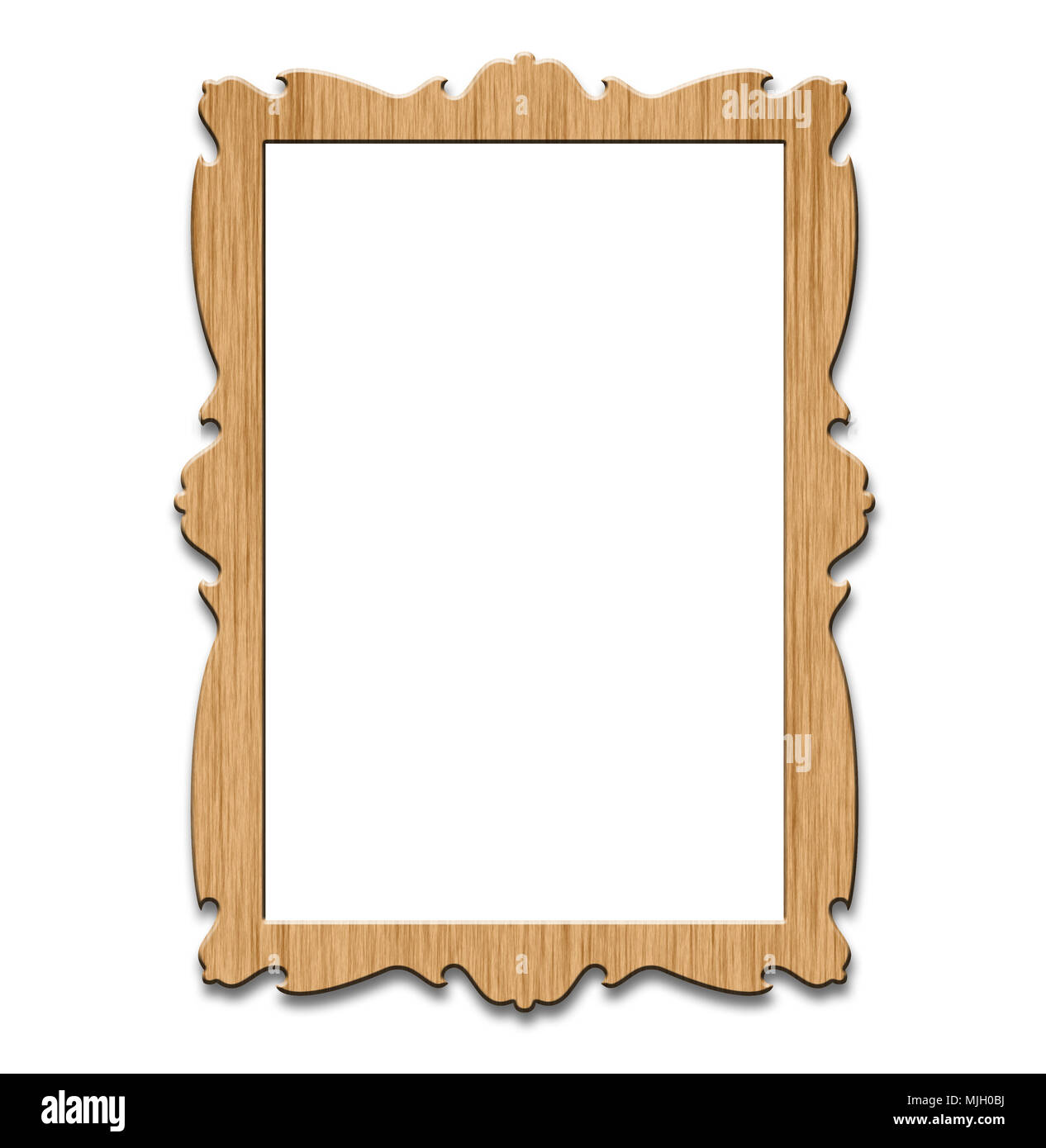 Wooden photo frames Stock Photo - Alamy