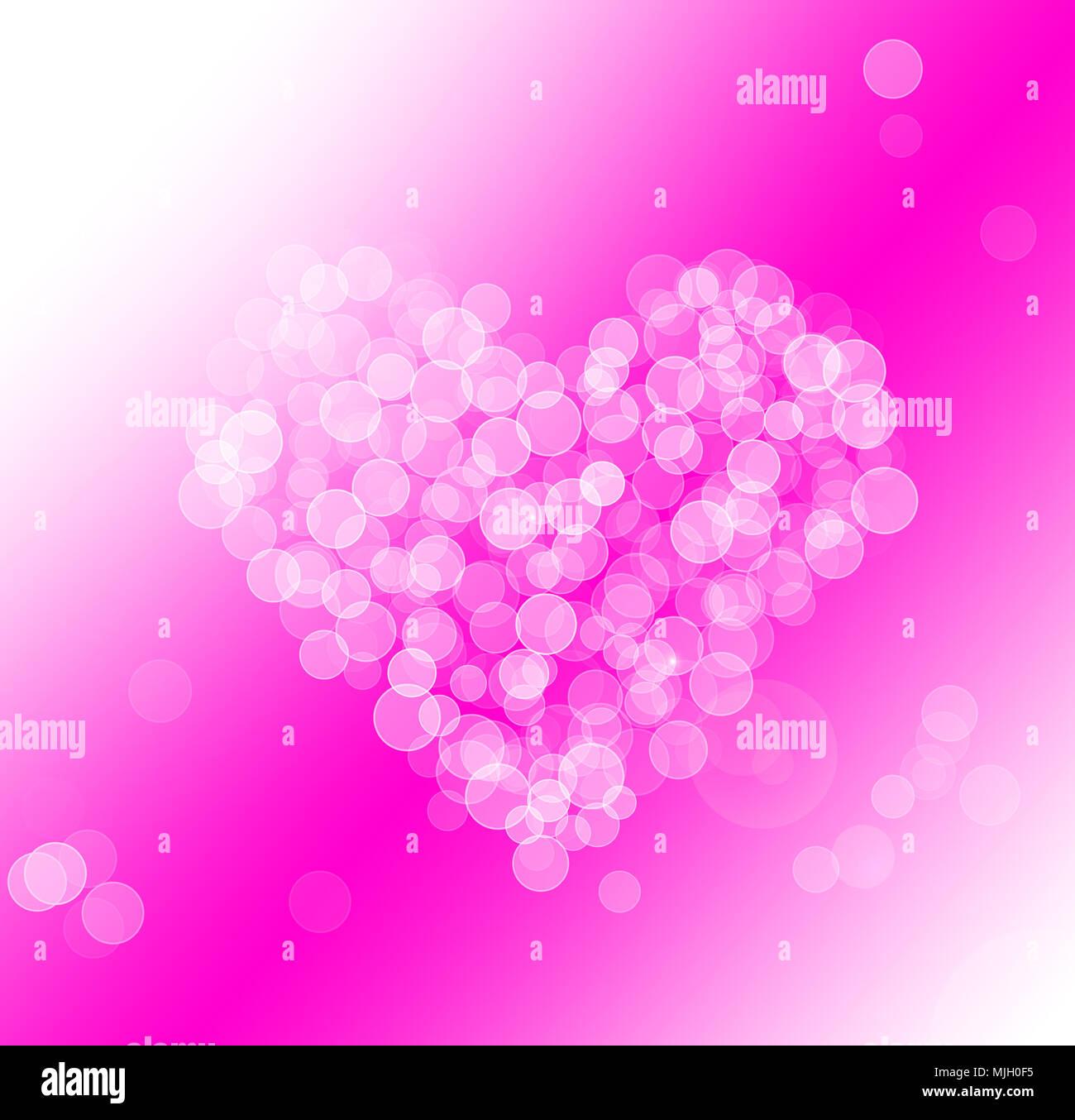 Abstract heart background in pink Stock Photo - Alamy
