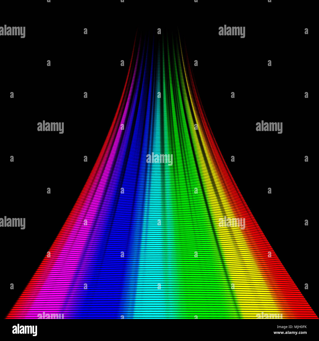 A rainbow colored abstract design template. This vector is fully ...