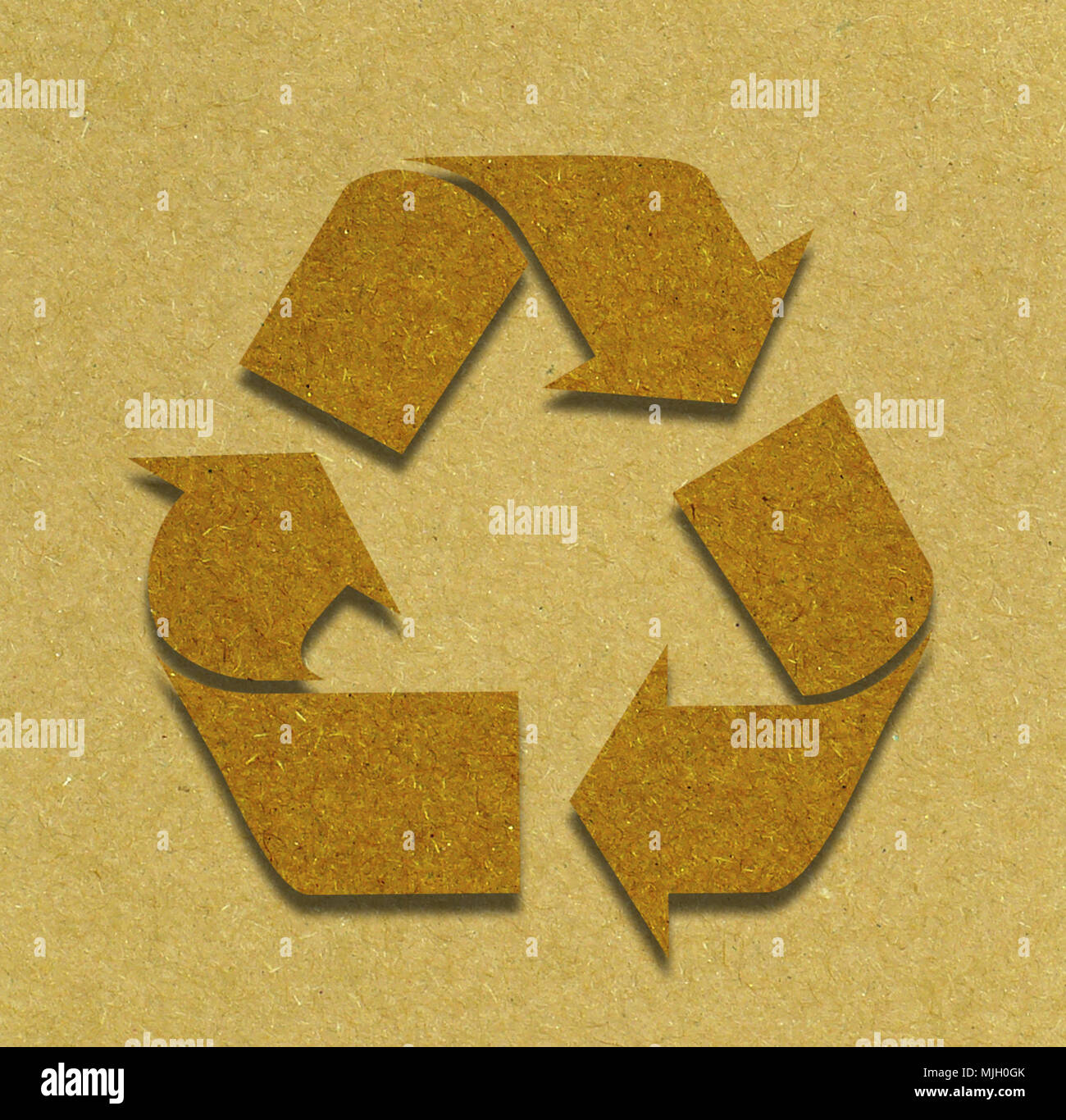 Paper recycling pictogram hi-res stock photography and images - Alamy