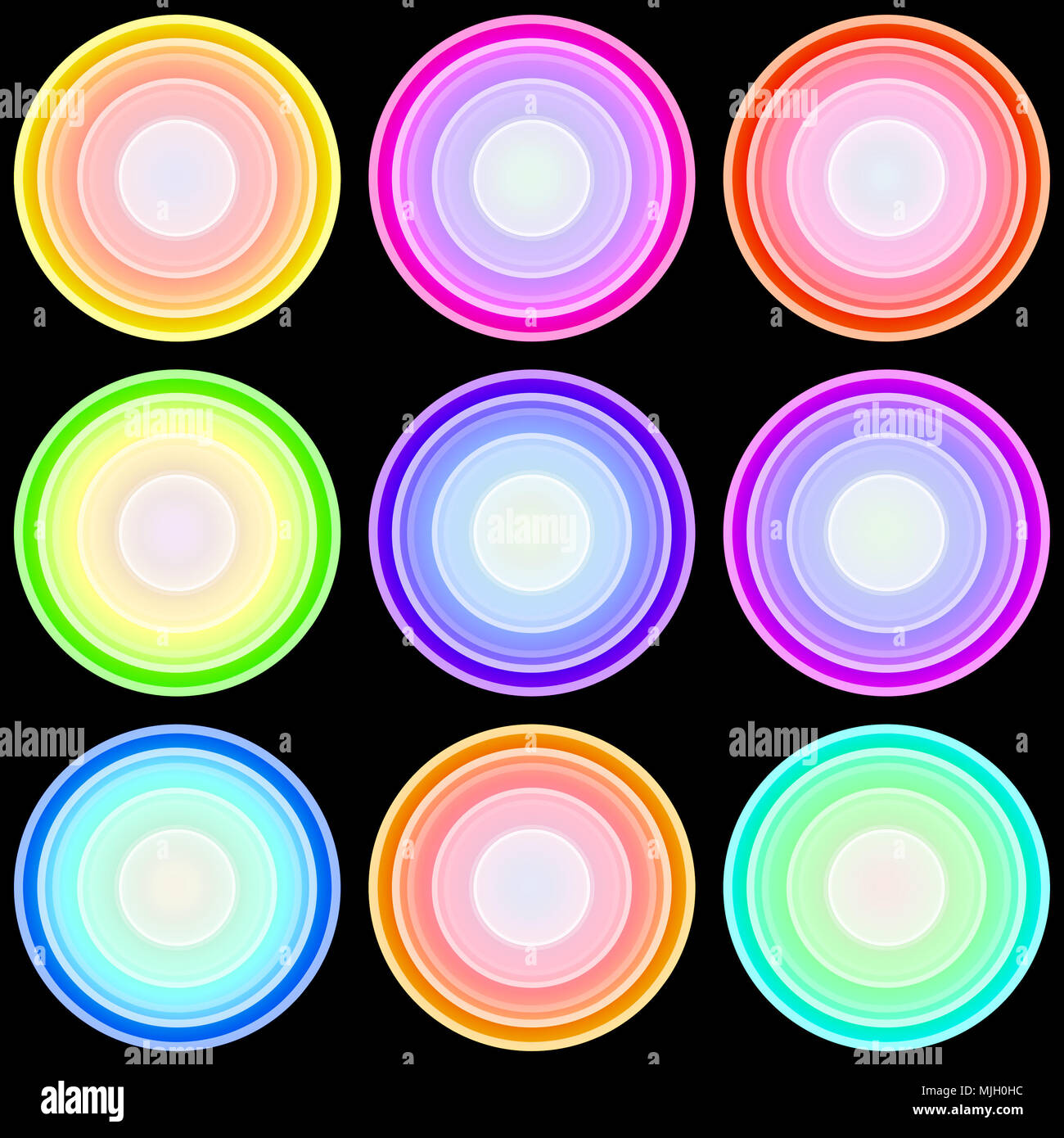 Colorful circles background Stock Photo - Alamy