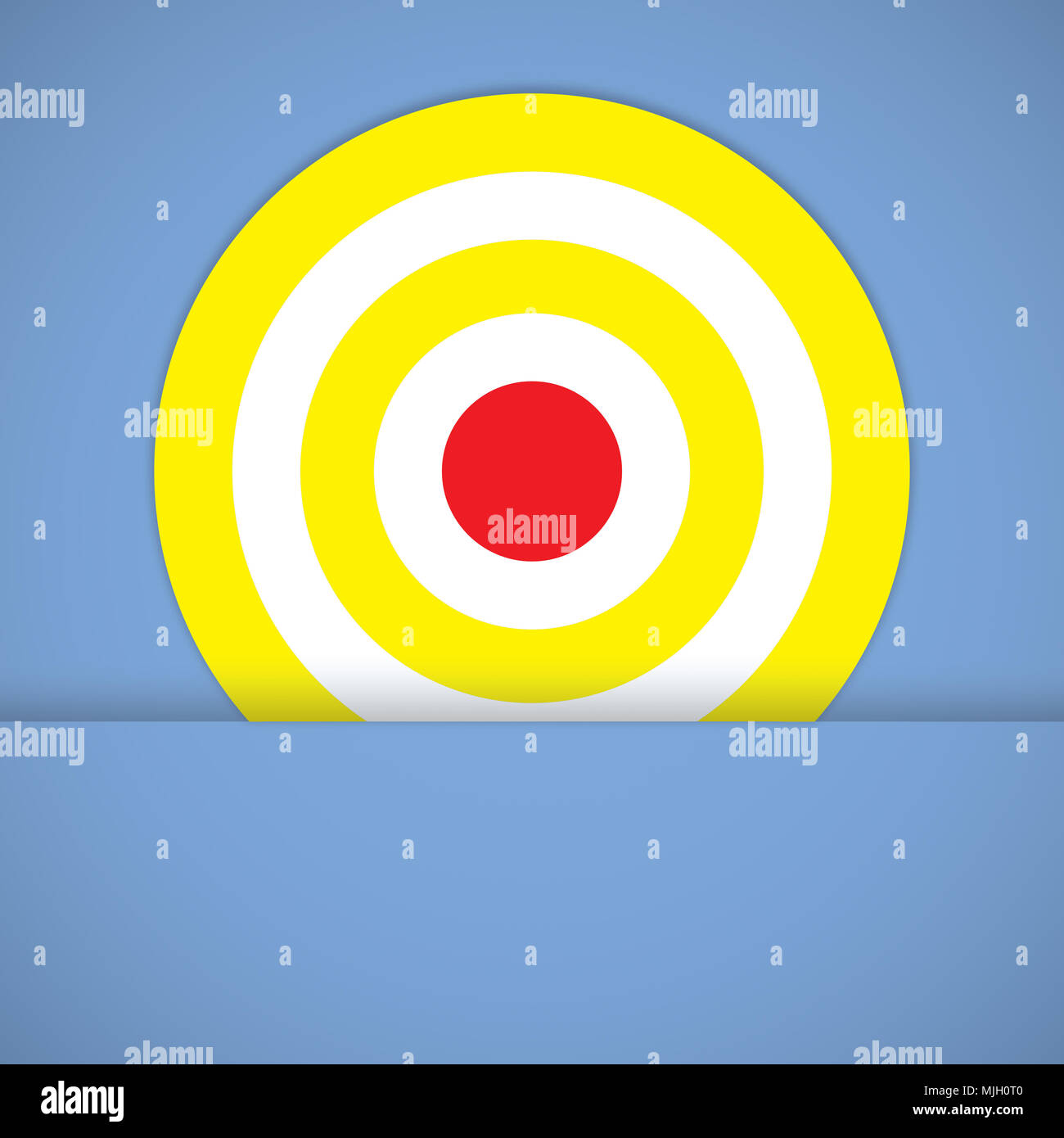 goal ring in archery target Stock Photo - Alamy
