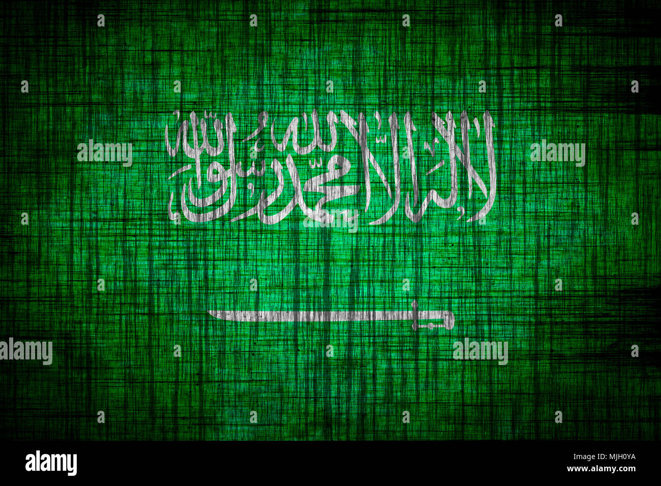 saudi arabia flag wood texture Stock Photo - Alamy
