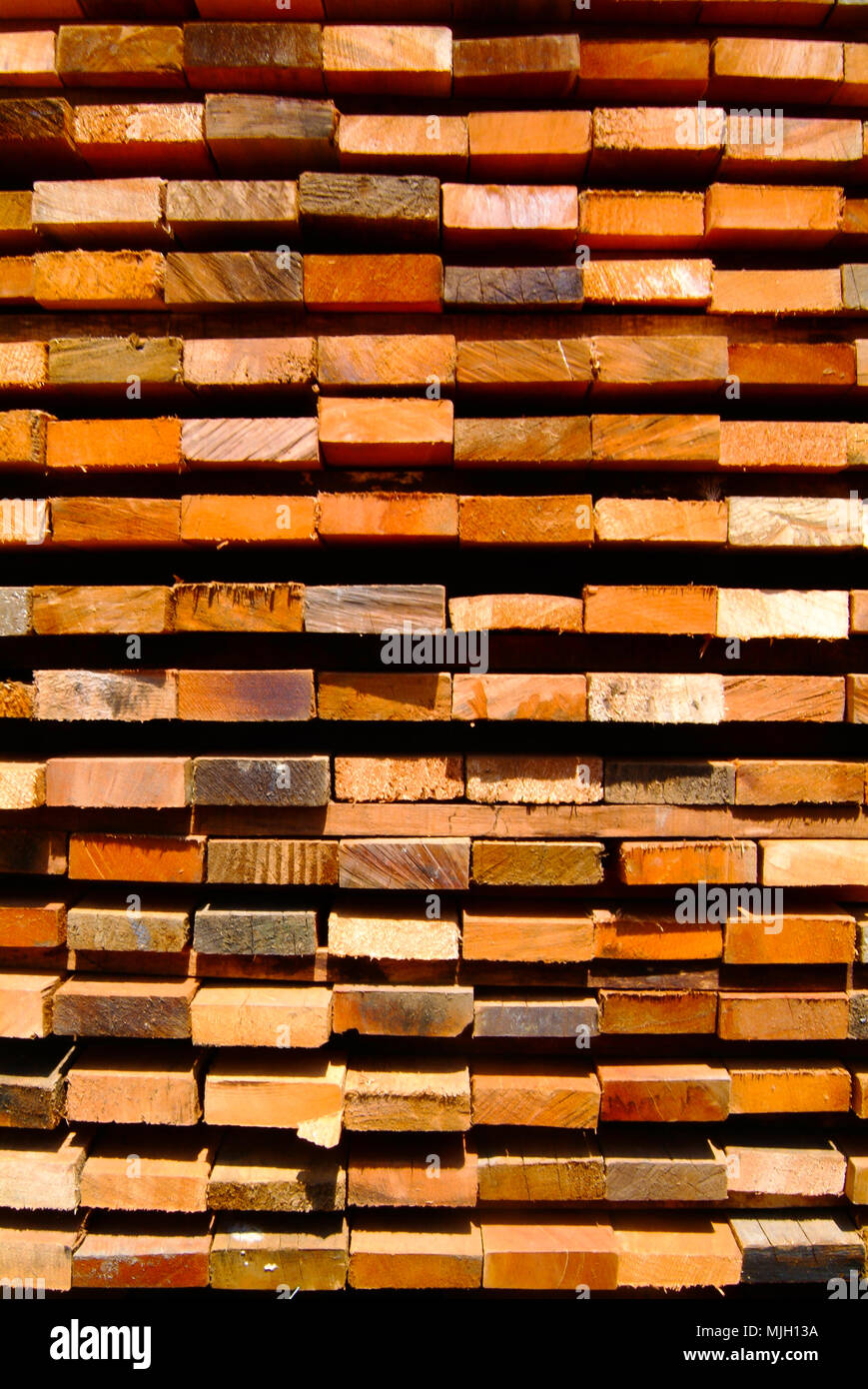 stack of lumber with the background Stock Photo - Alamy
