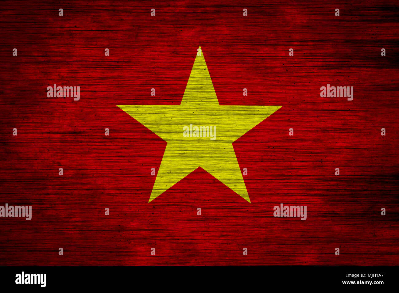 vietnam flag wood texture Stock Photo - Alamy