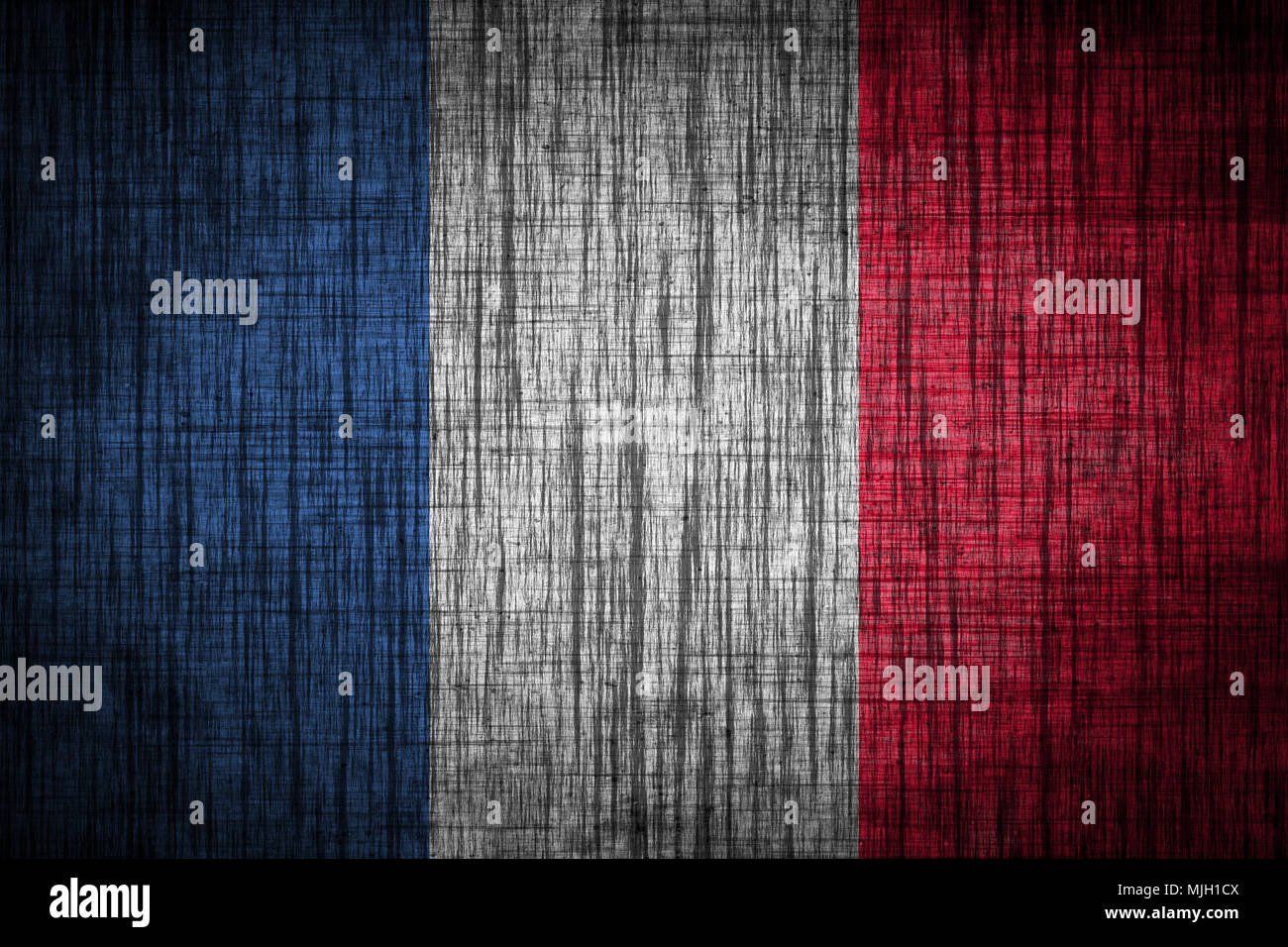 France flag on wood texture Stock Photo - Alamy
