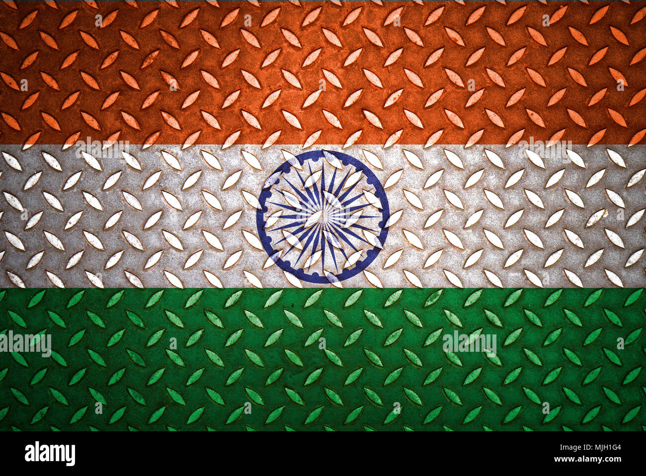 Metallic map of india hi-res stock photography and images - Alamy
