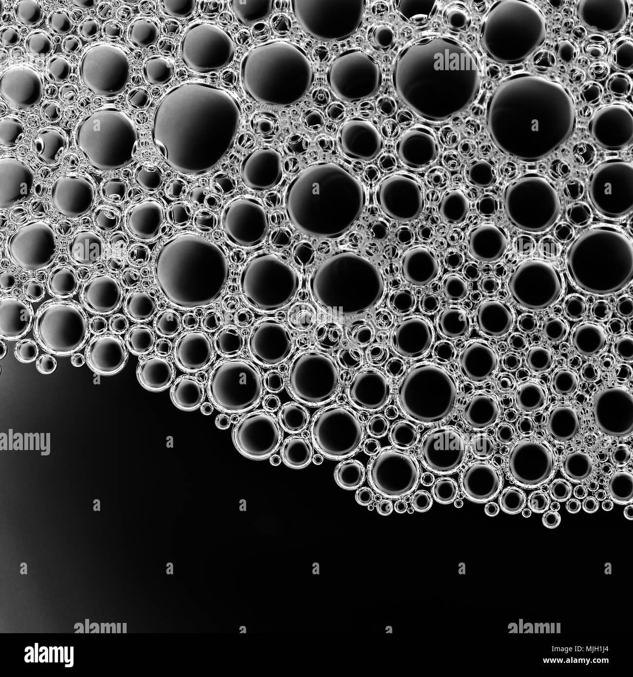 abstract Foamy bubbly water texture background Stock Photo - Alamy