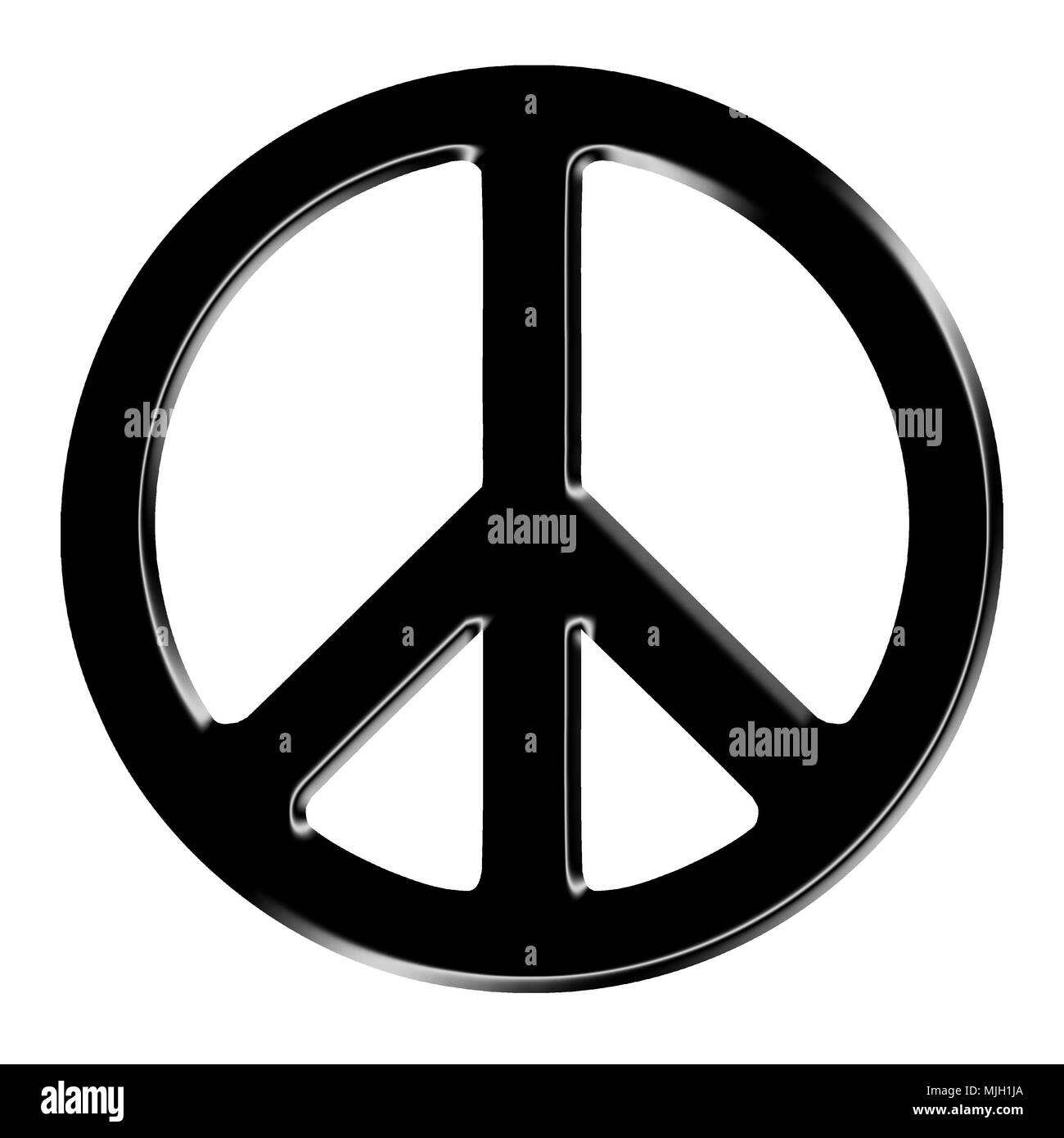 Peace sign Black and White Stock Photos & Images - Alamy