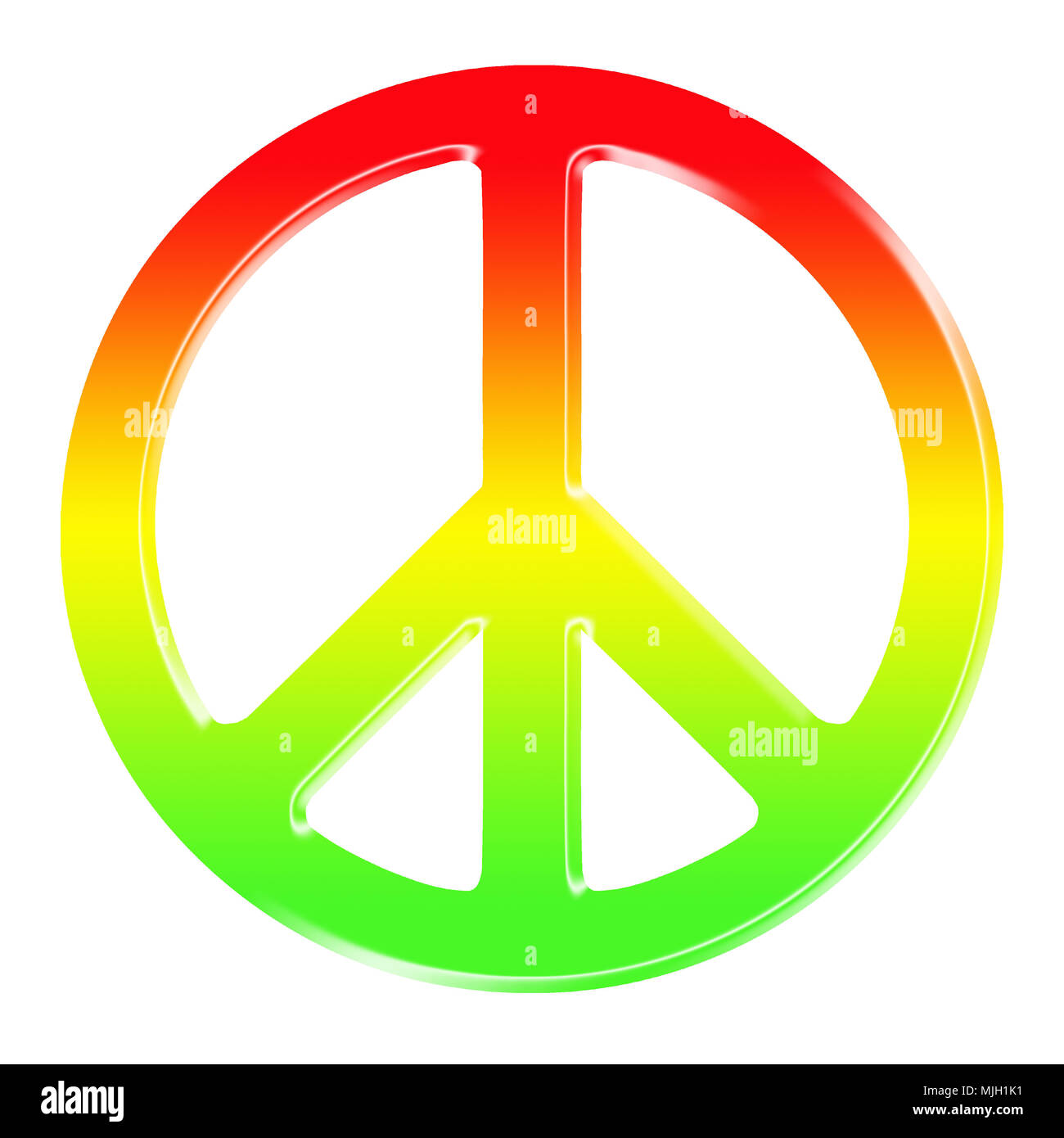 dimensional peace sign Stock Photo - Alamy