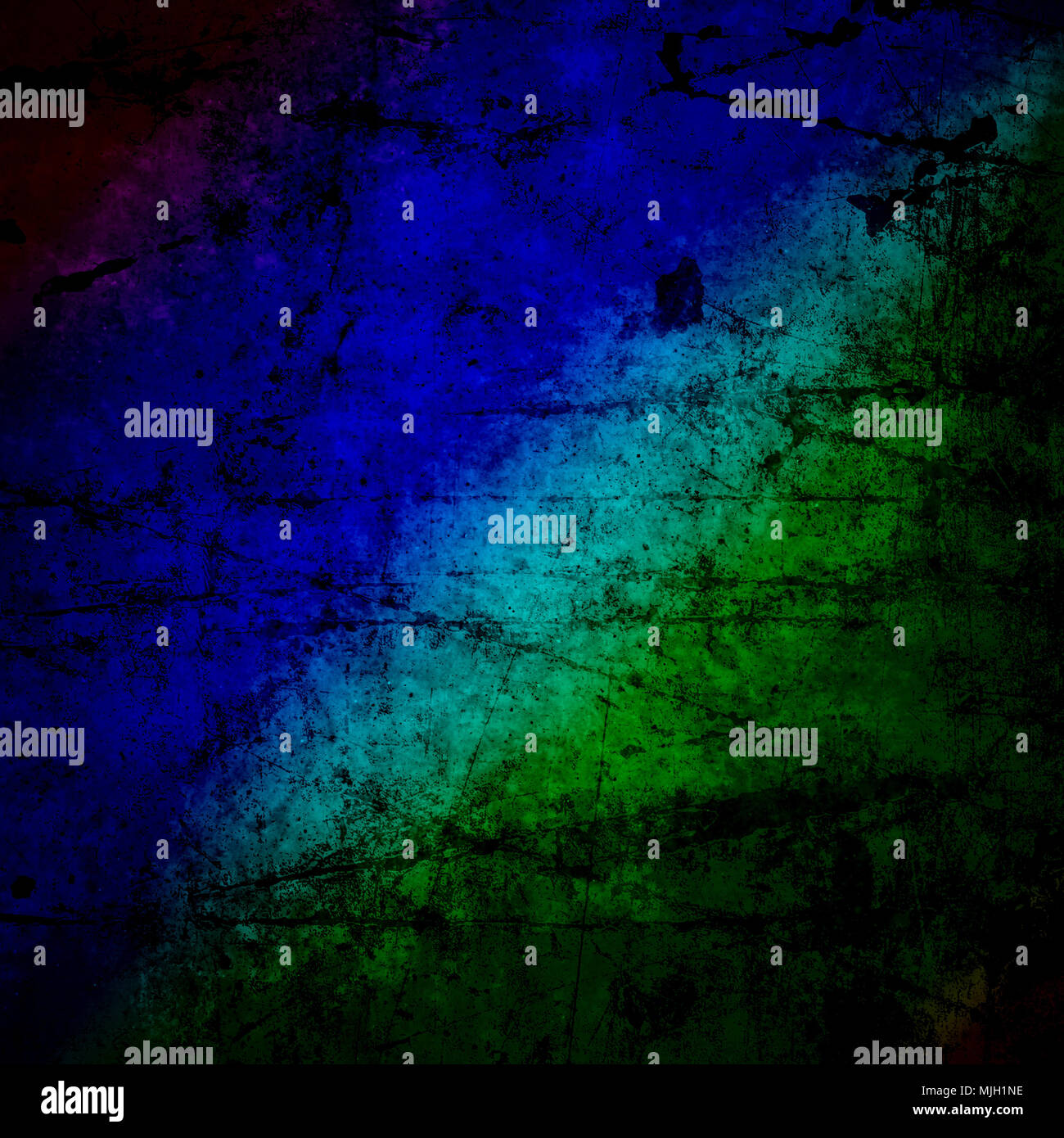 blue green rasta flag on grunge textured concrete wall Stock Photo - Alamy