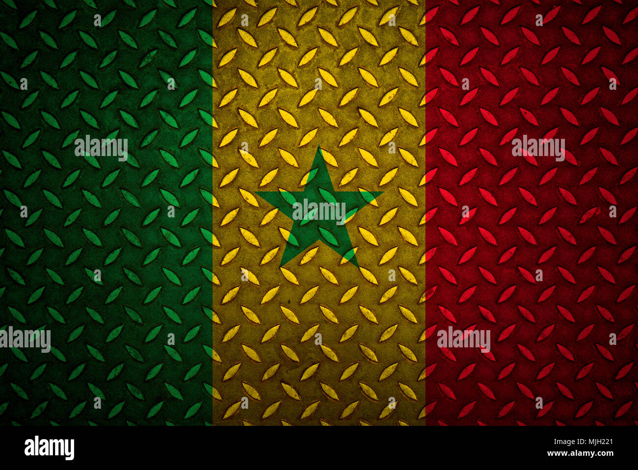 Flag map of senegal hi-res stock photography and images - Alamy