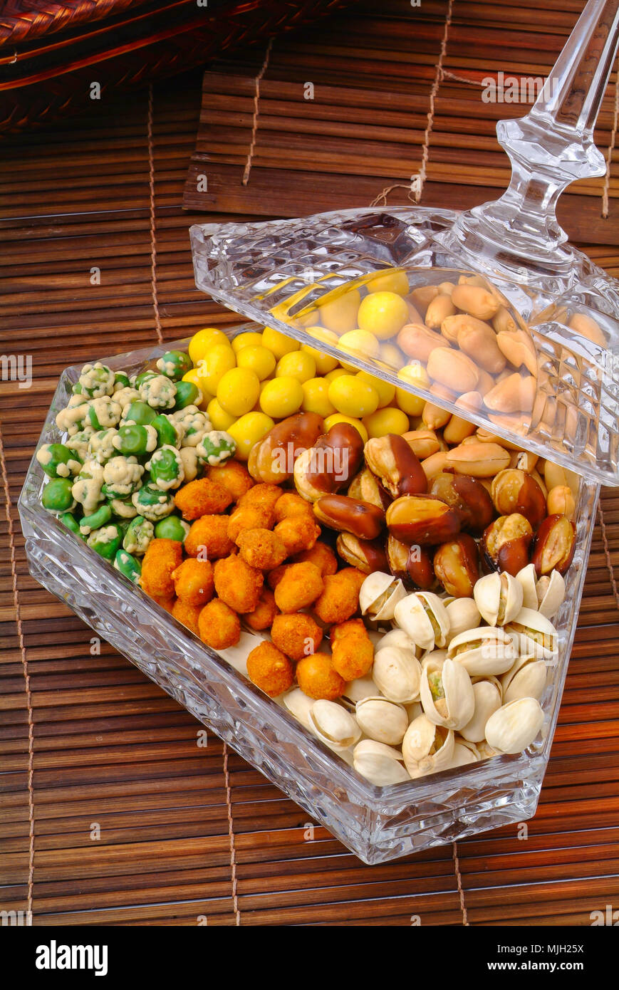 Nuts. Mixed Nuts in a Bowl Stock Photo - Alamy