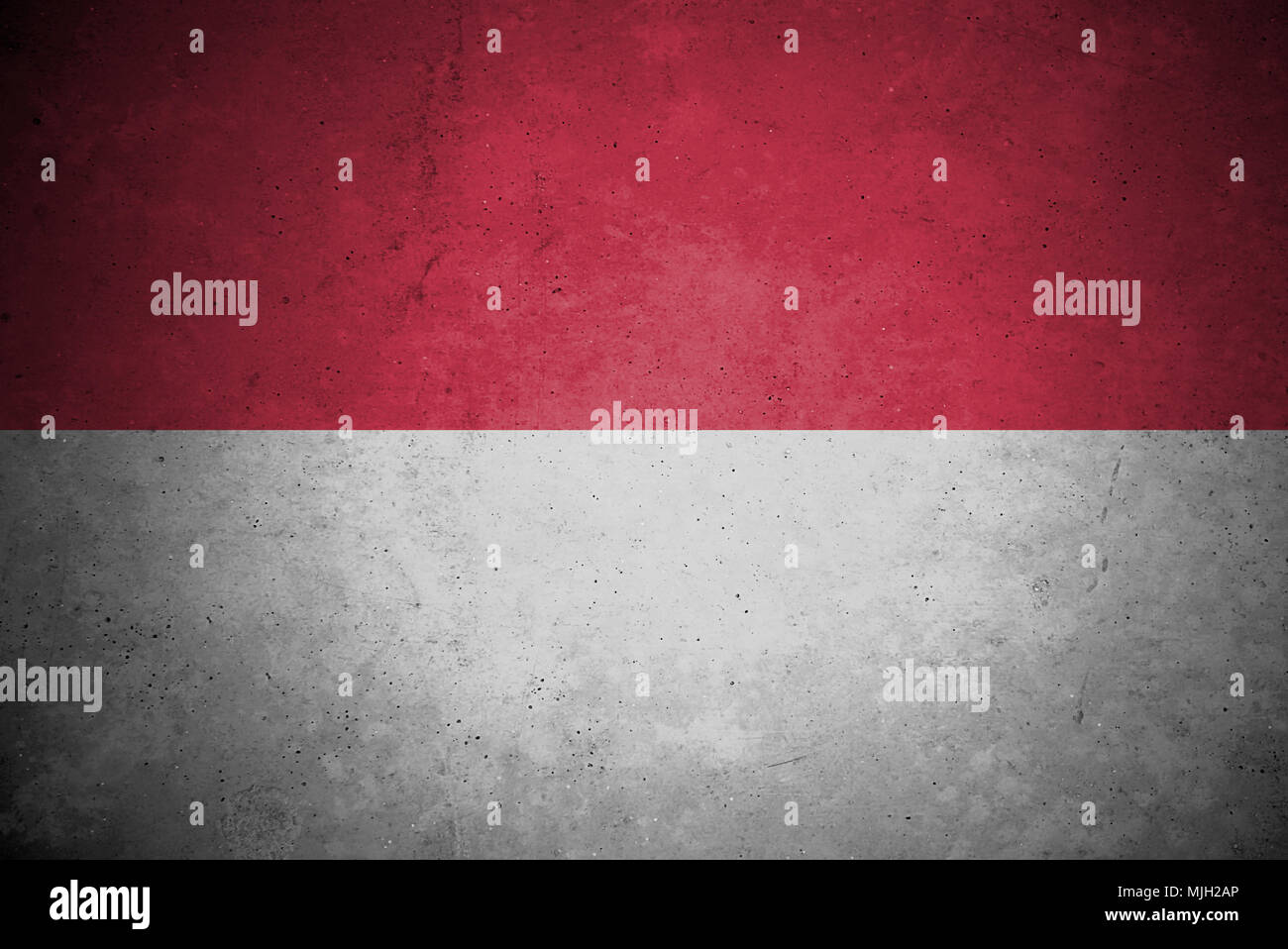 indonesia flag pattern on the concrete wall Stock Photo - Alamy