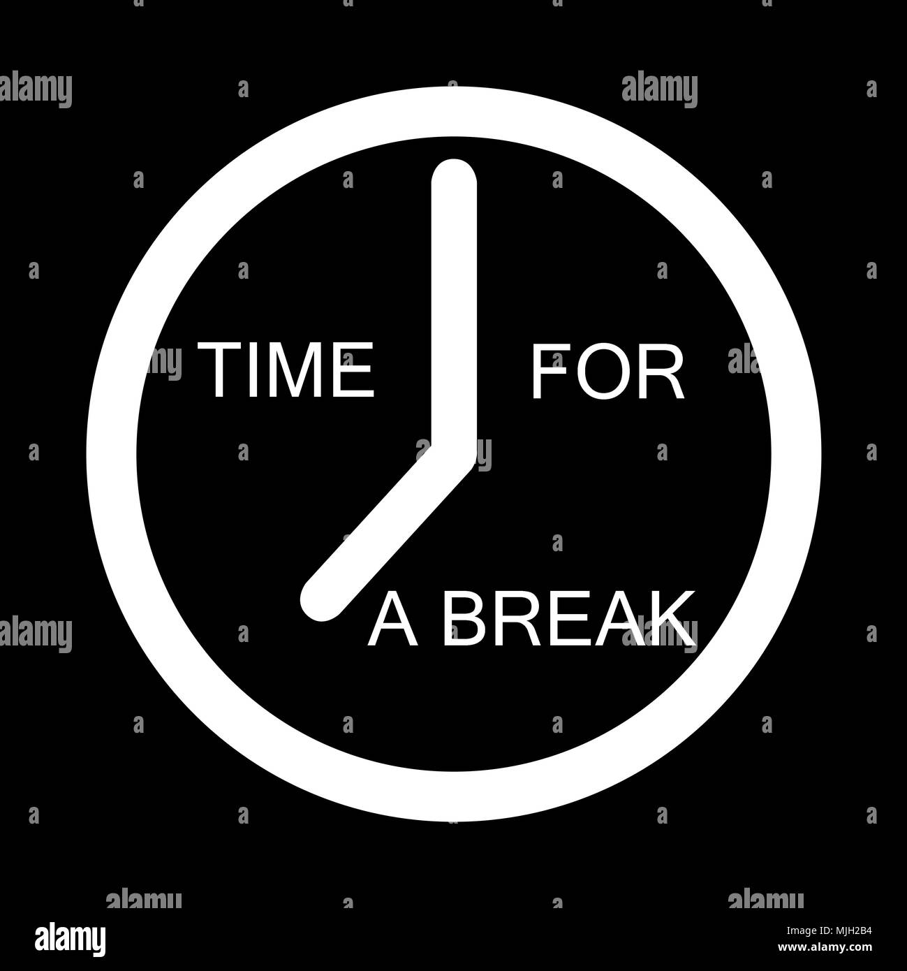 Time For A Break Stock Photo - Alamy